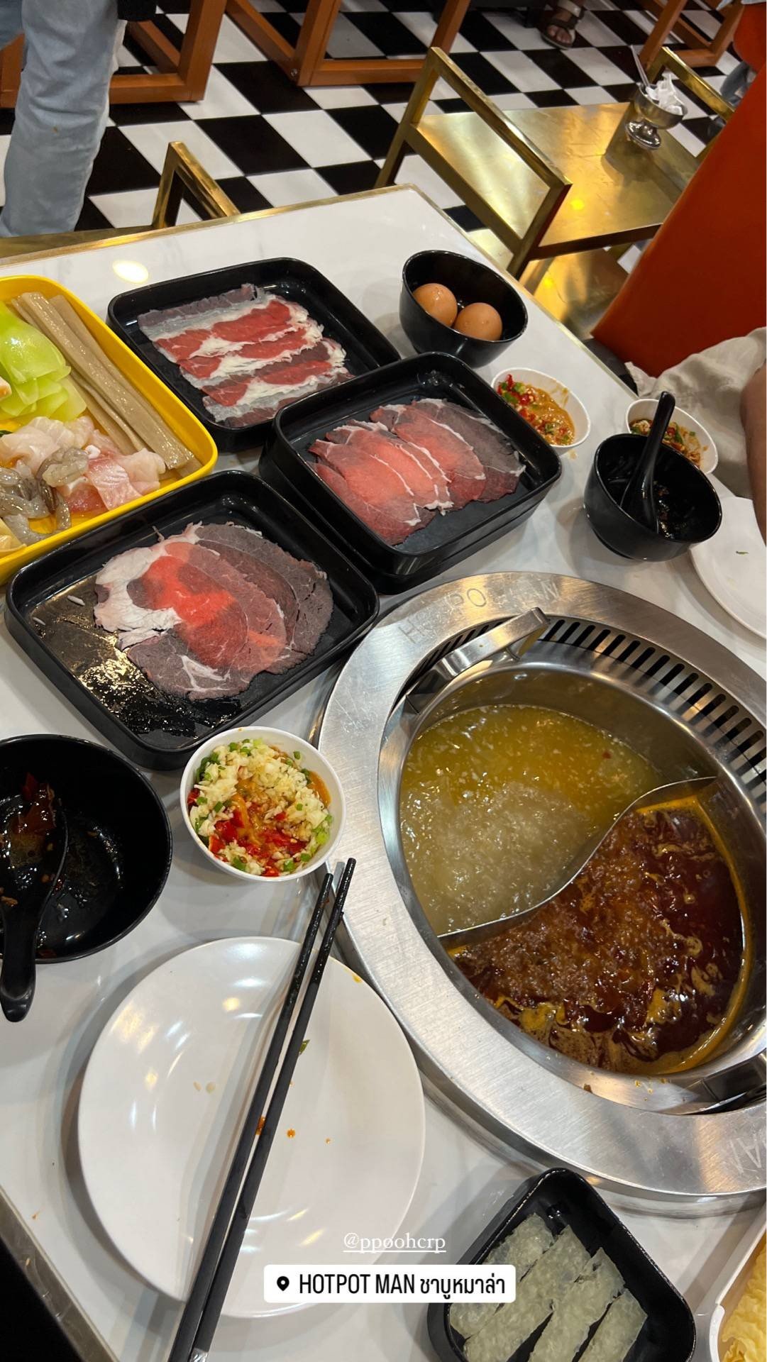 รีวิว Hotpot Man รัชดา-ห้วยขวาง - hot pot man ราคา 399฿