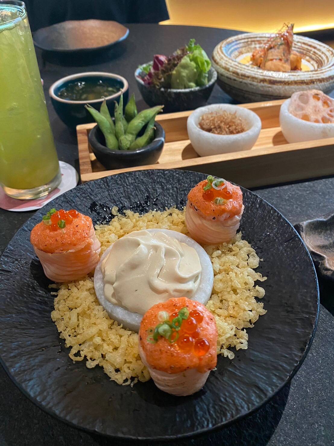 รีวิว KINKI Japanese Progressive Dining & Bar ทองหล่อ - Lunch setดีมาก ...