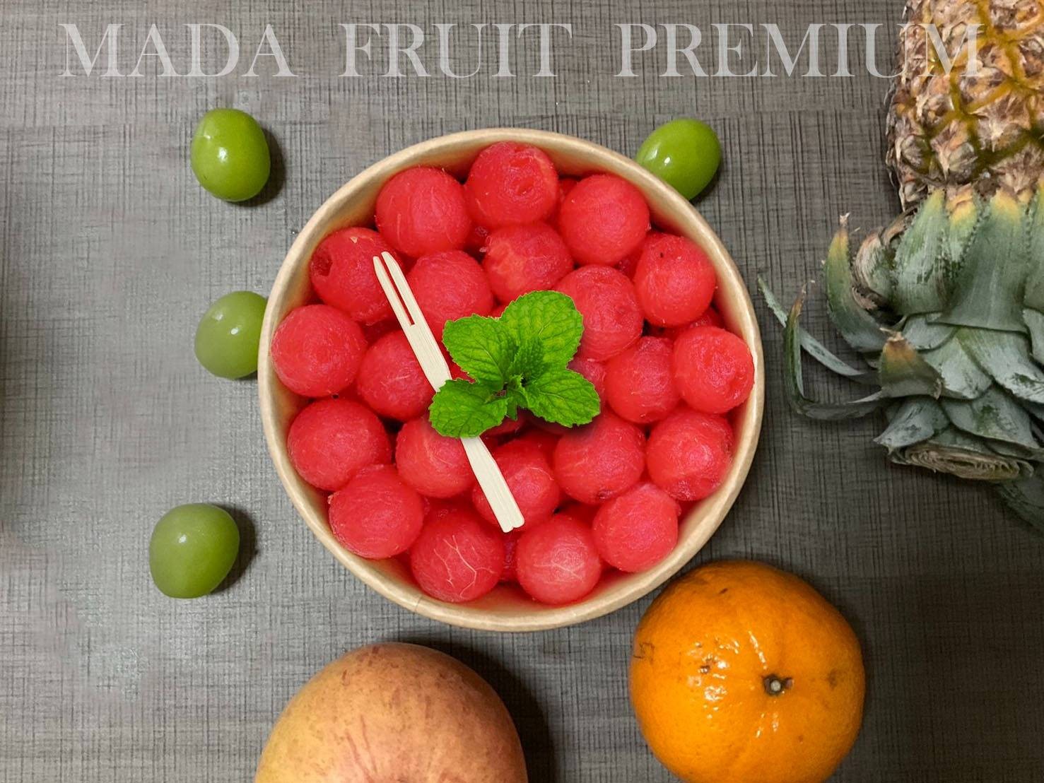 รูป มาดา ผลไม้แกะให้ ปอกพร้อมทาน MADA FRUIT PREMIUM HALAL สาขารามคำแหง