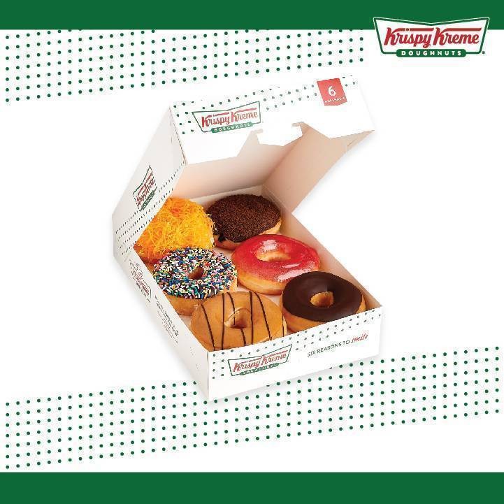 Assorted Doughnut Pack 6 pcs. ร้าน Krispy Kreme เซ็นทรัล ชลบุรี