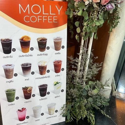 ร้าน Molly coffee . | รีวิวร้านอาหาร