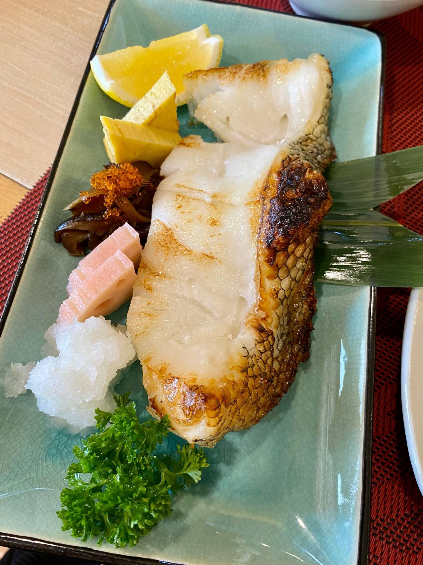 Snow fish shio ร้าน Joushitsu Sushi