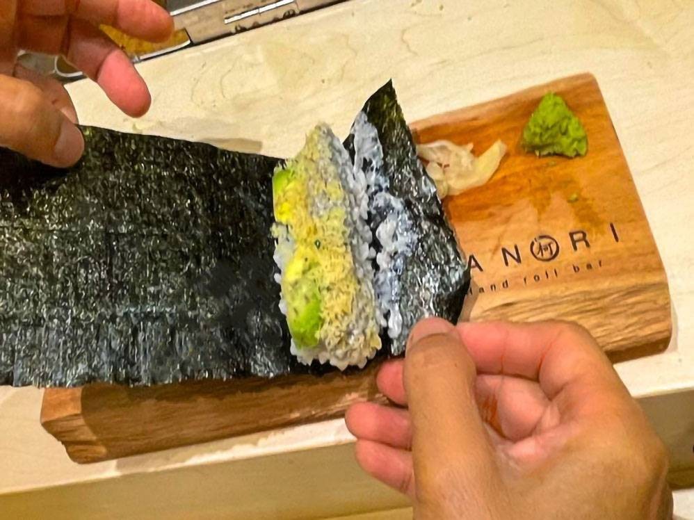 Avocado Truffle ร้าน Kanori Hand Roll Bar Central Embassy