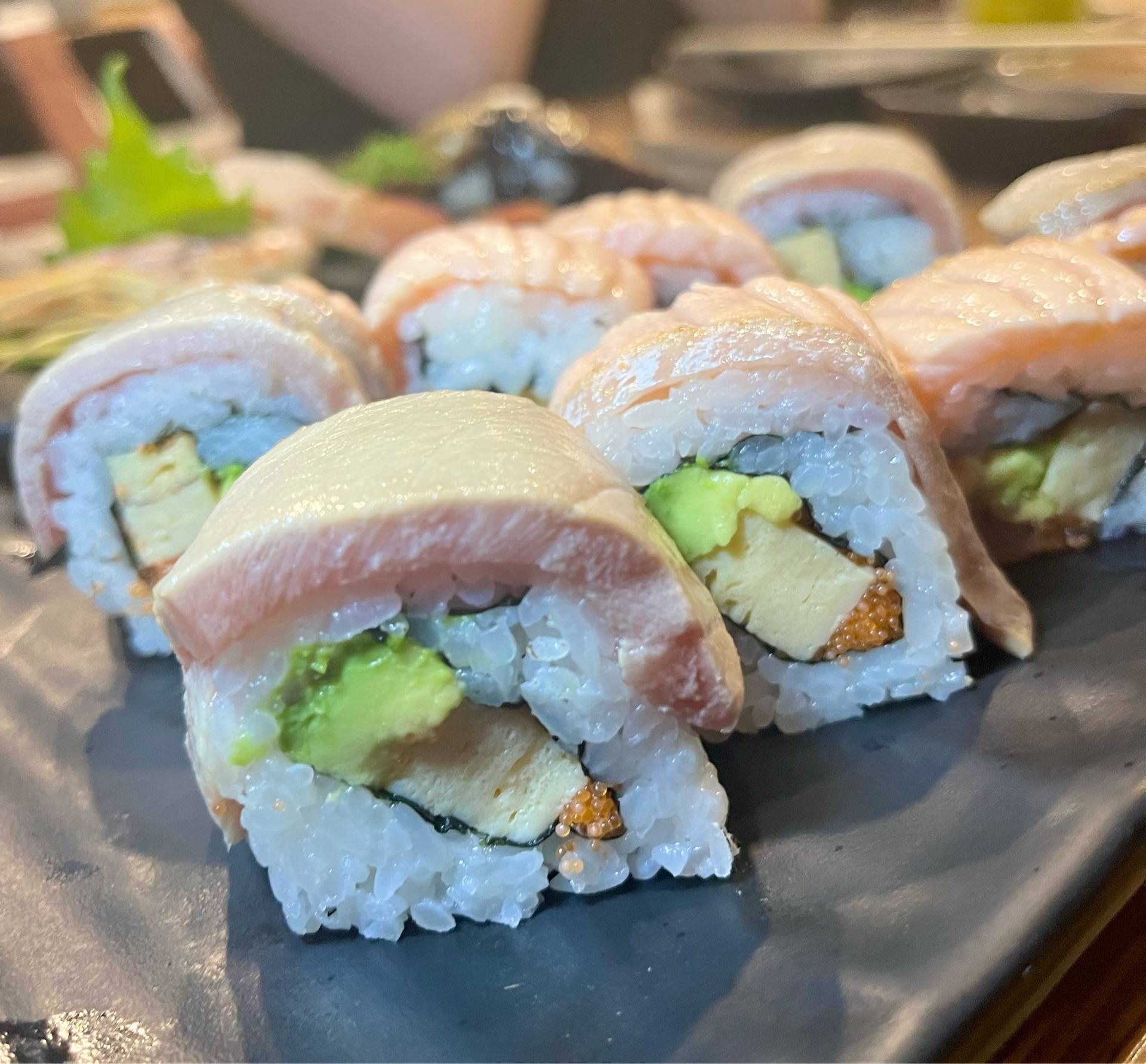 CHUTORO - SALMON ROLL ร้าน Sushi Masa ทองหล่อ 5