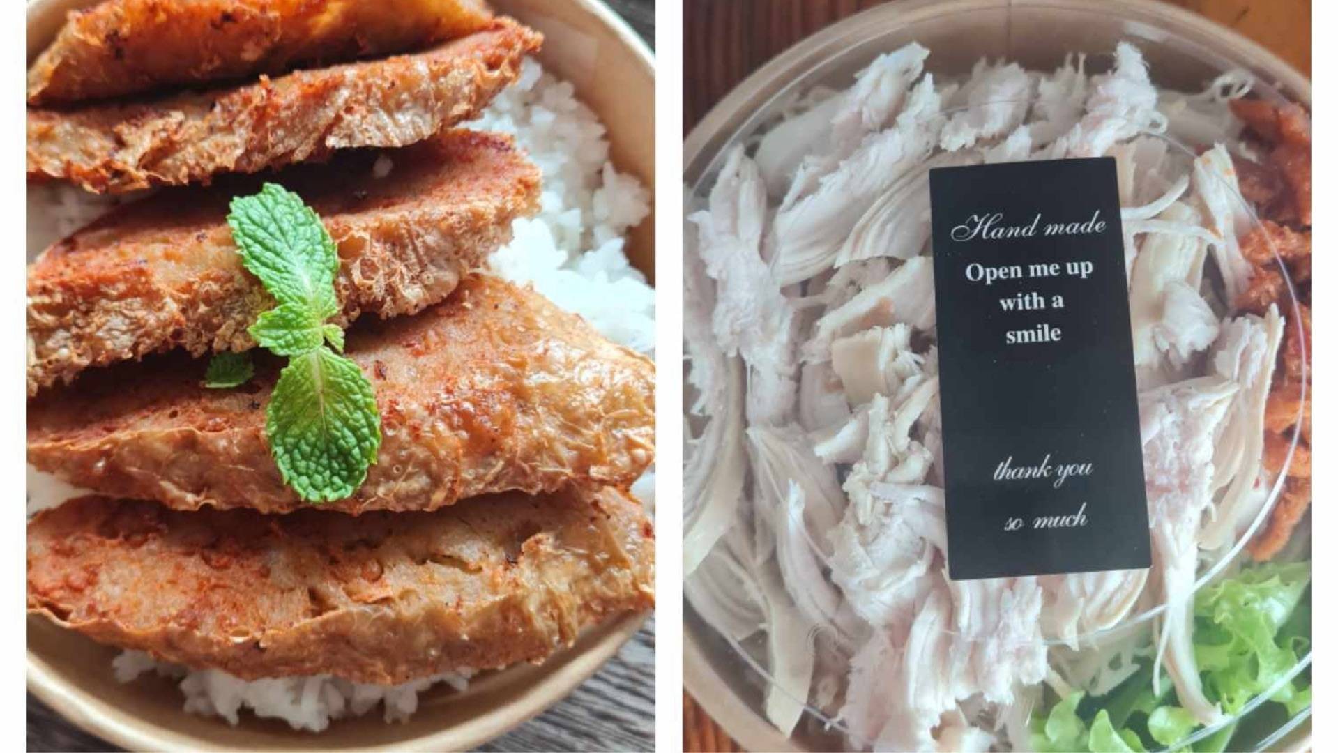 หมี่ไก่ฉีก ข้าวหน้าแฮกึ้นกุ้งทอด by กินให้อร่อย Kin Hai Aroi - สั่ง ...