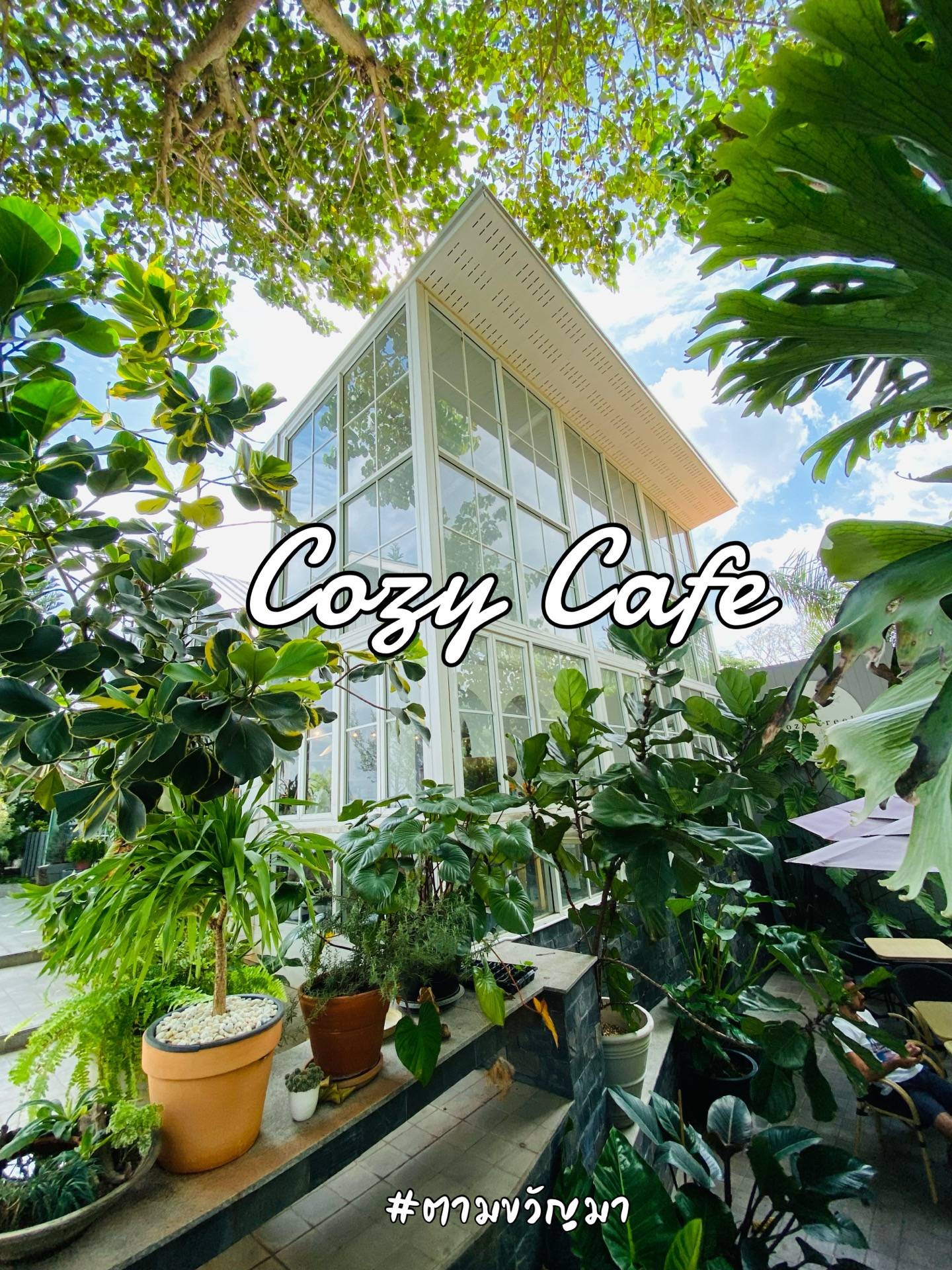 รีวิว Cozy Creek Khaoyai - คาเฟ่ลับริมน้ำในที่พักและสวนสไตล์อังกฤษ