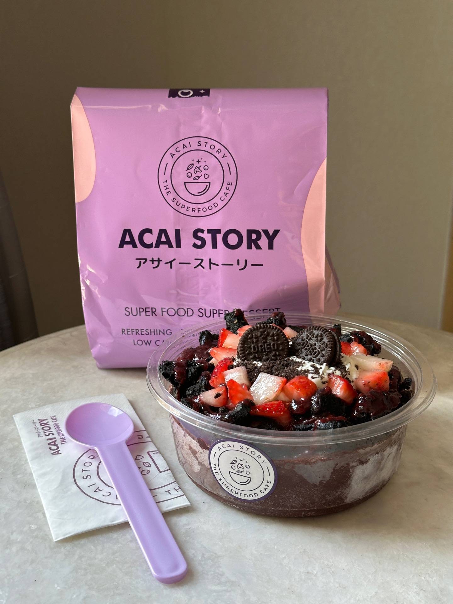 รีวิว Acai Story นิชดาธานี - Acai Bowl ธีมฮาโลวีนรสโอรีโอ้ 👻🖤
