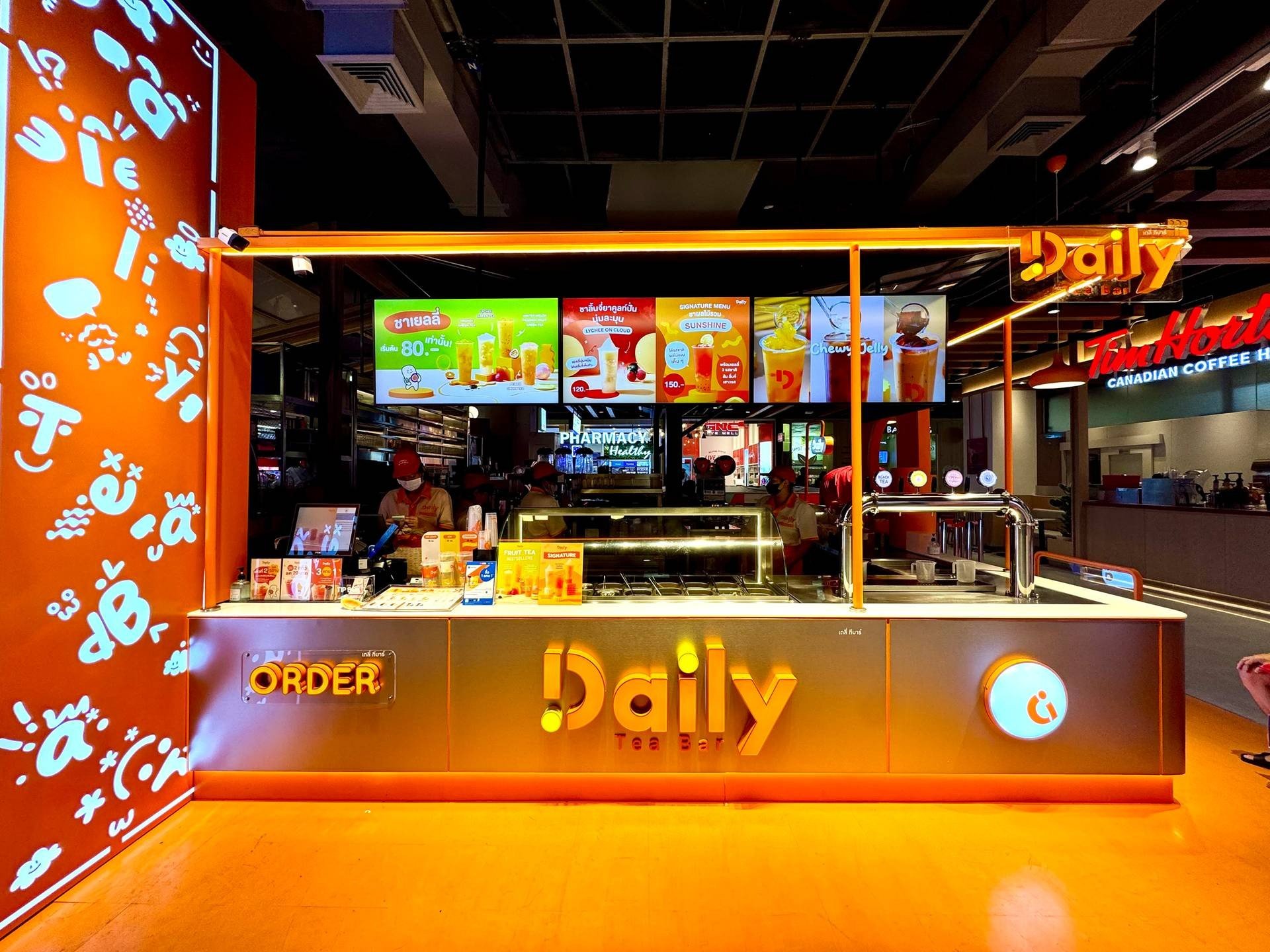 รีวิว Daily Tea Bar The Mall Lifestore Ngamwongwan - “ Daily Tea Bar ...