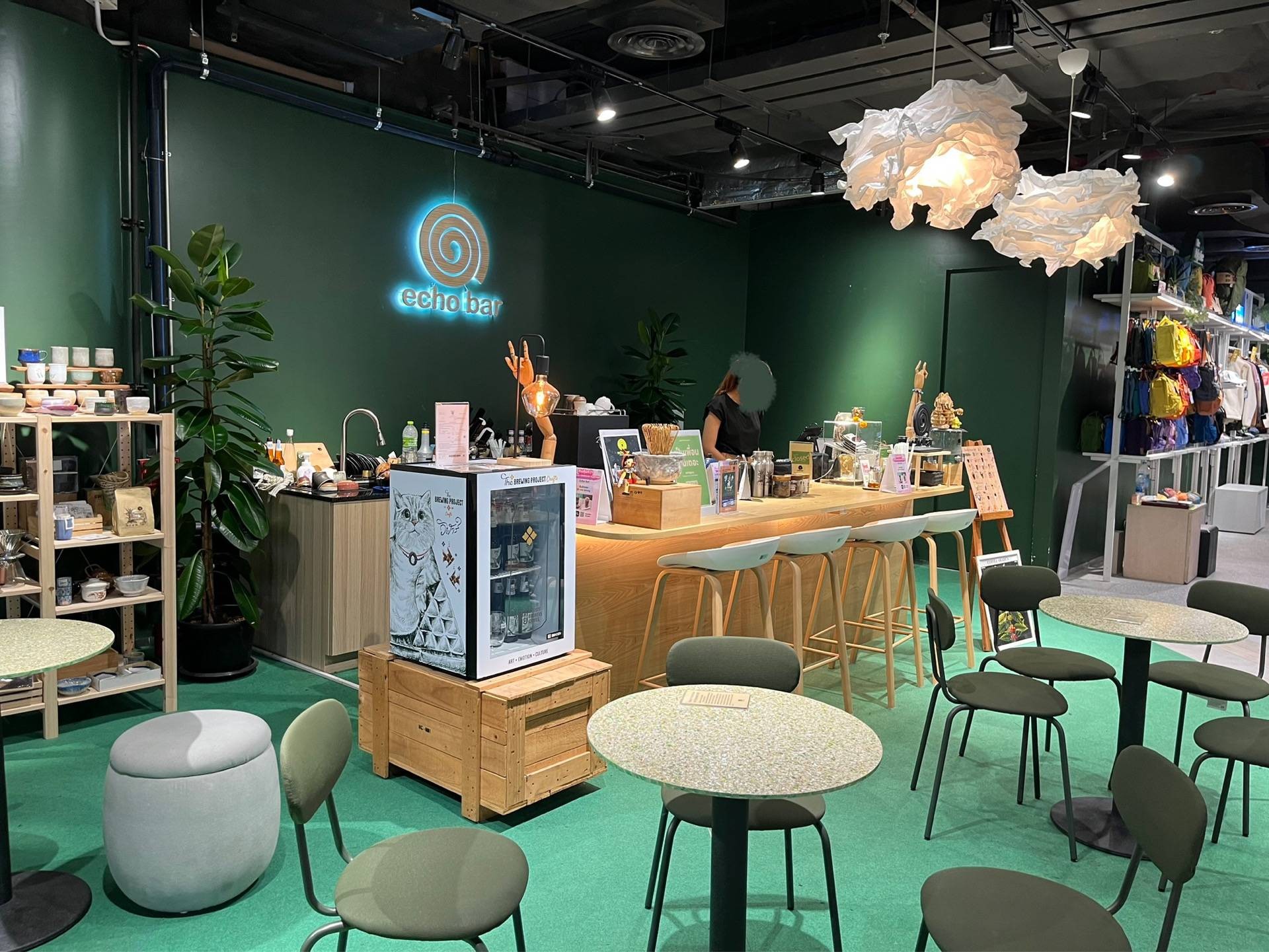 รีวิว Echo Bar - Echo Bar 🍃🍵 คาเฟ่สำหรับคนรักษ์โลก 📌Ecotopia ชั้น 1 ...