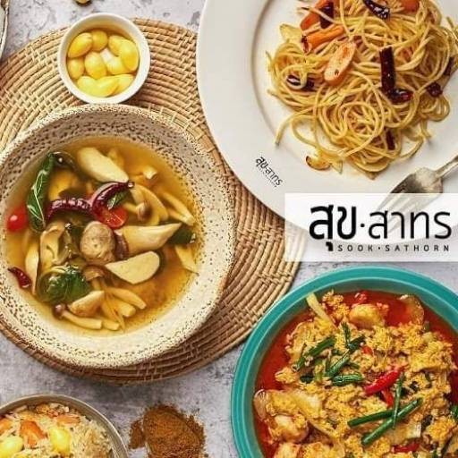 [รีวิว] ร้าน สุข สาทร Sook Sathorn J Vegetarian Vegan Clean Food อาหารคลีน อาหารเจ มังสวิรัติ วี ...