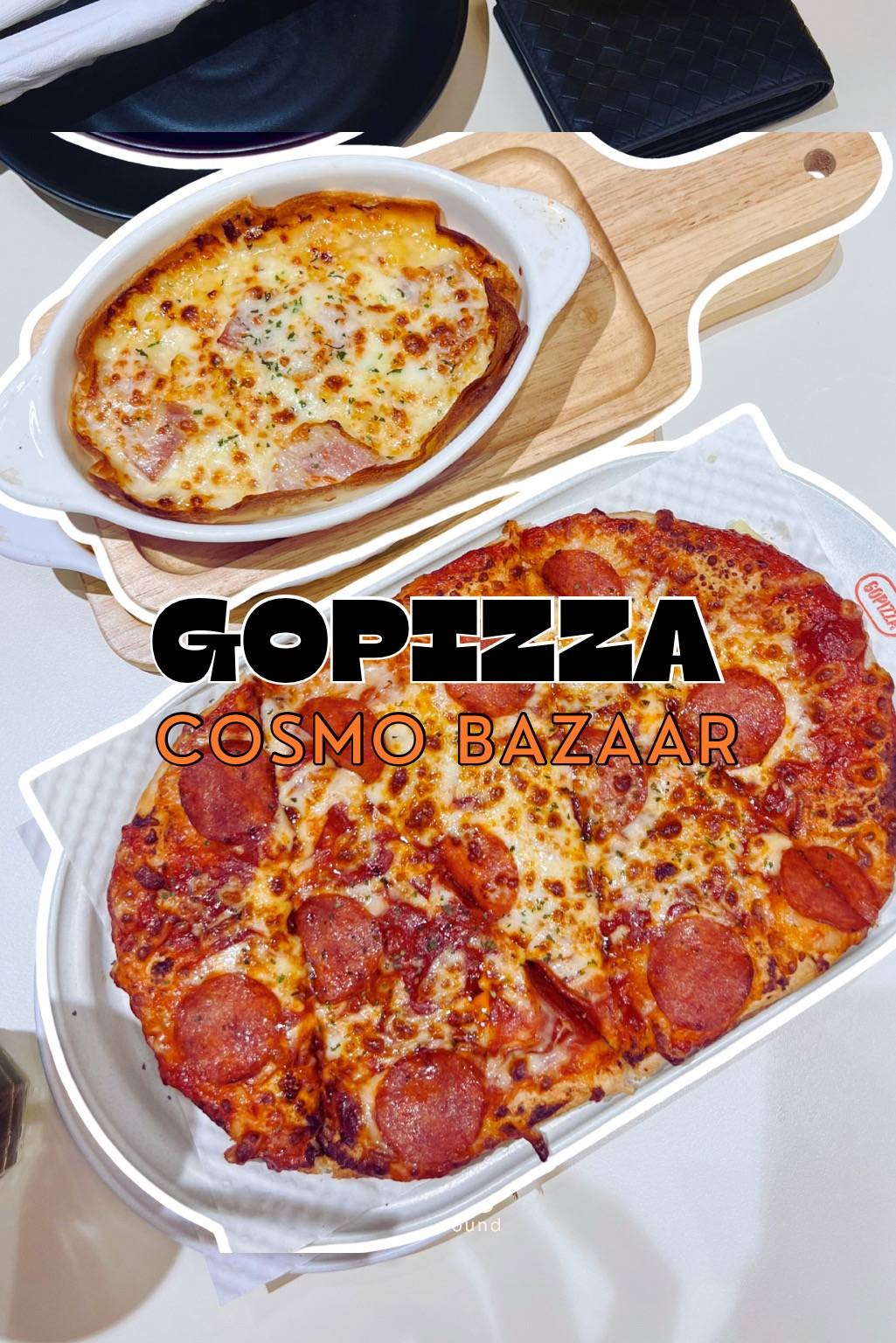 รีวิว GOPIZZA(โกพิซซ่า) คอสโมบาร์ซาร์ - GOPIZZA Cosmo Bazaar