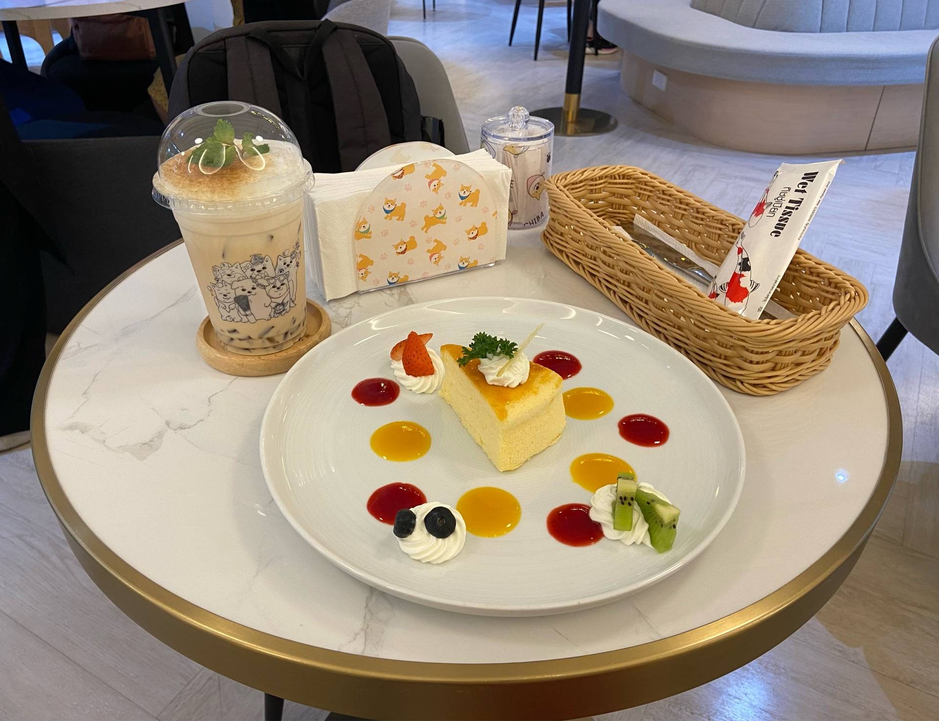 รีวิว JPC - Japan Pastry Cafe - Cheesecake Souffle + Earl Grey Konjac