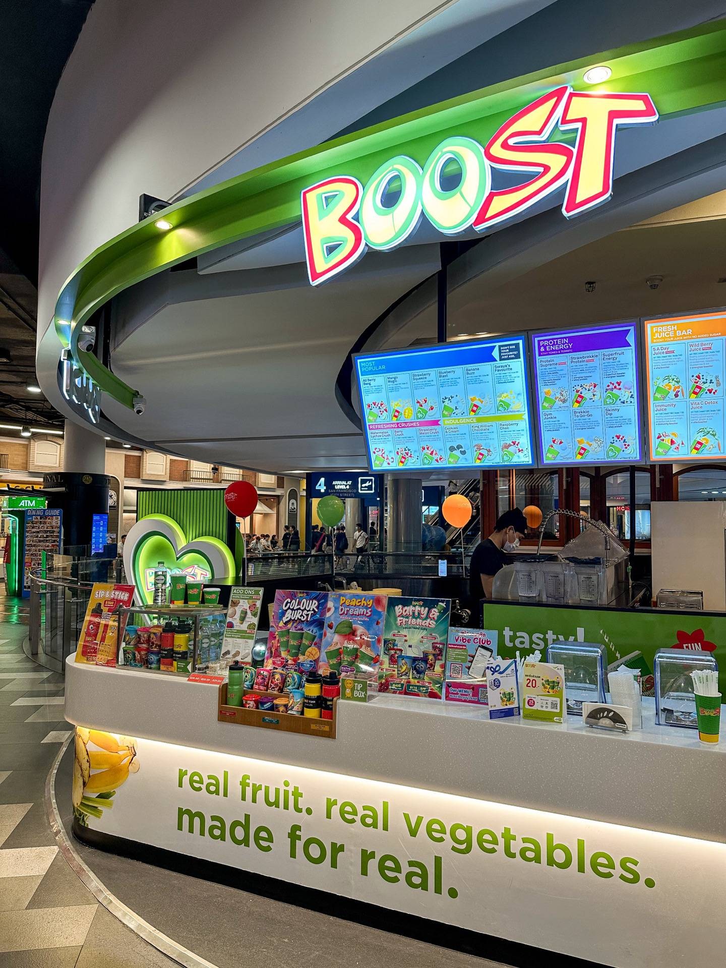 รีวิว Boost Juice Bars Terminal 21 - น้ำผลไม้ปั่นต้องยกให้ Boost