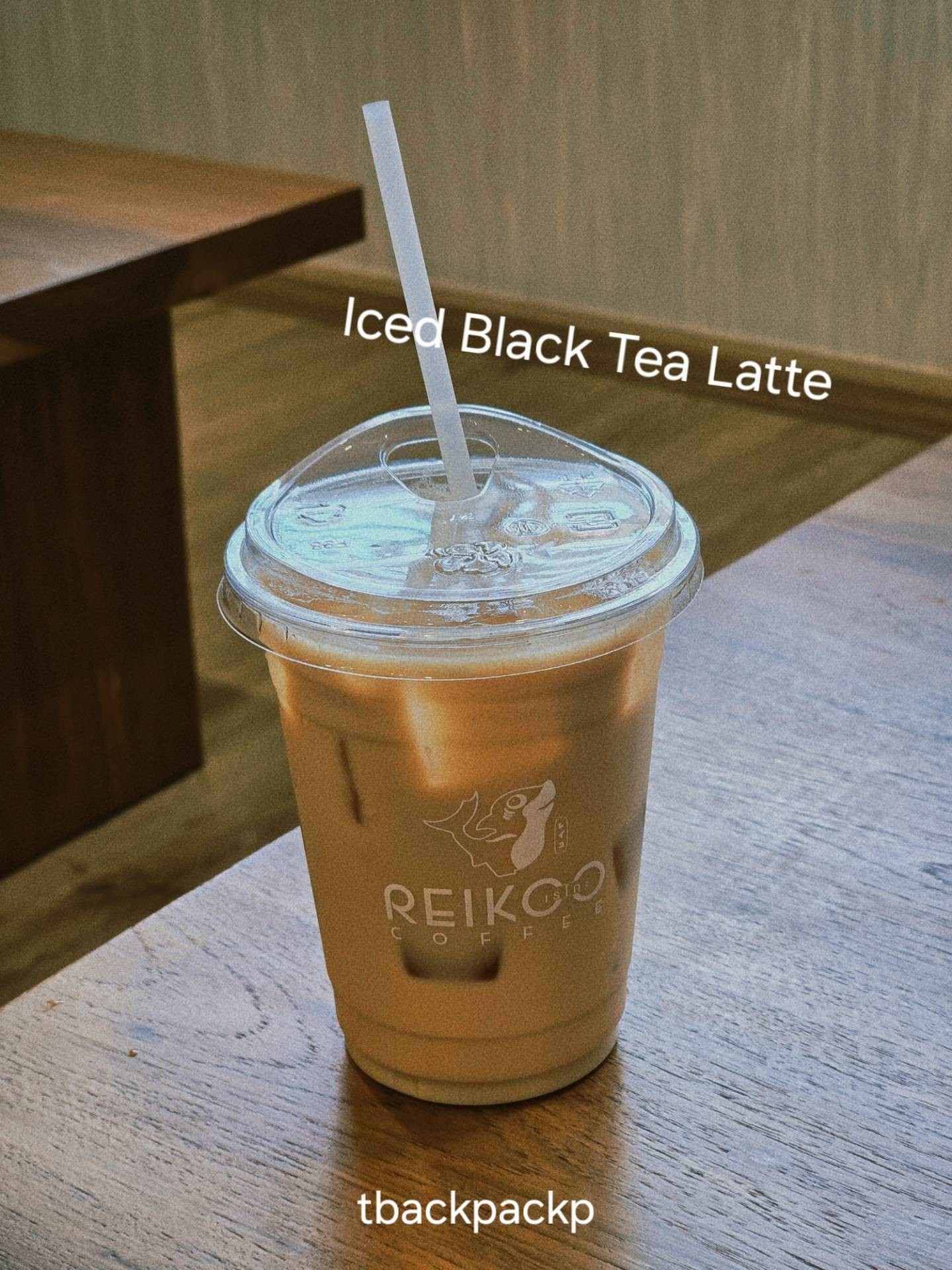 ICE BLACK TEA LATTE ร้าน เรโกะ คอฟฟี่ เรโกะ เฮาส์