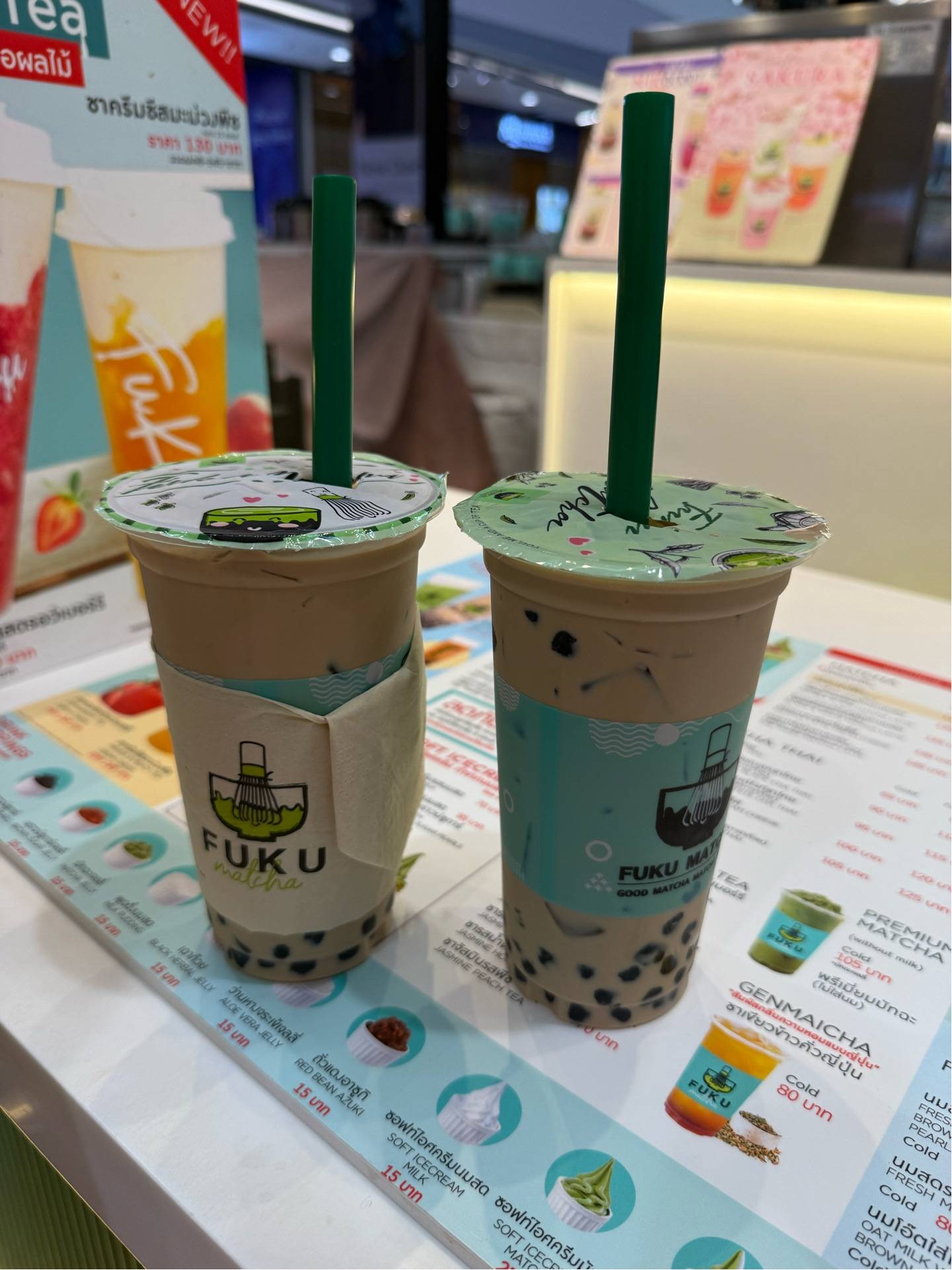 รีวิว Fuku Matcha เซ็นทรัลหาดใหญ่ - Fuku Matcha