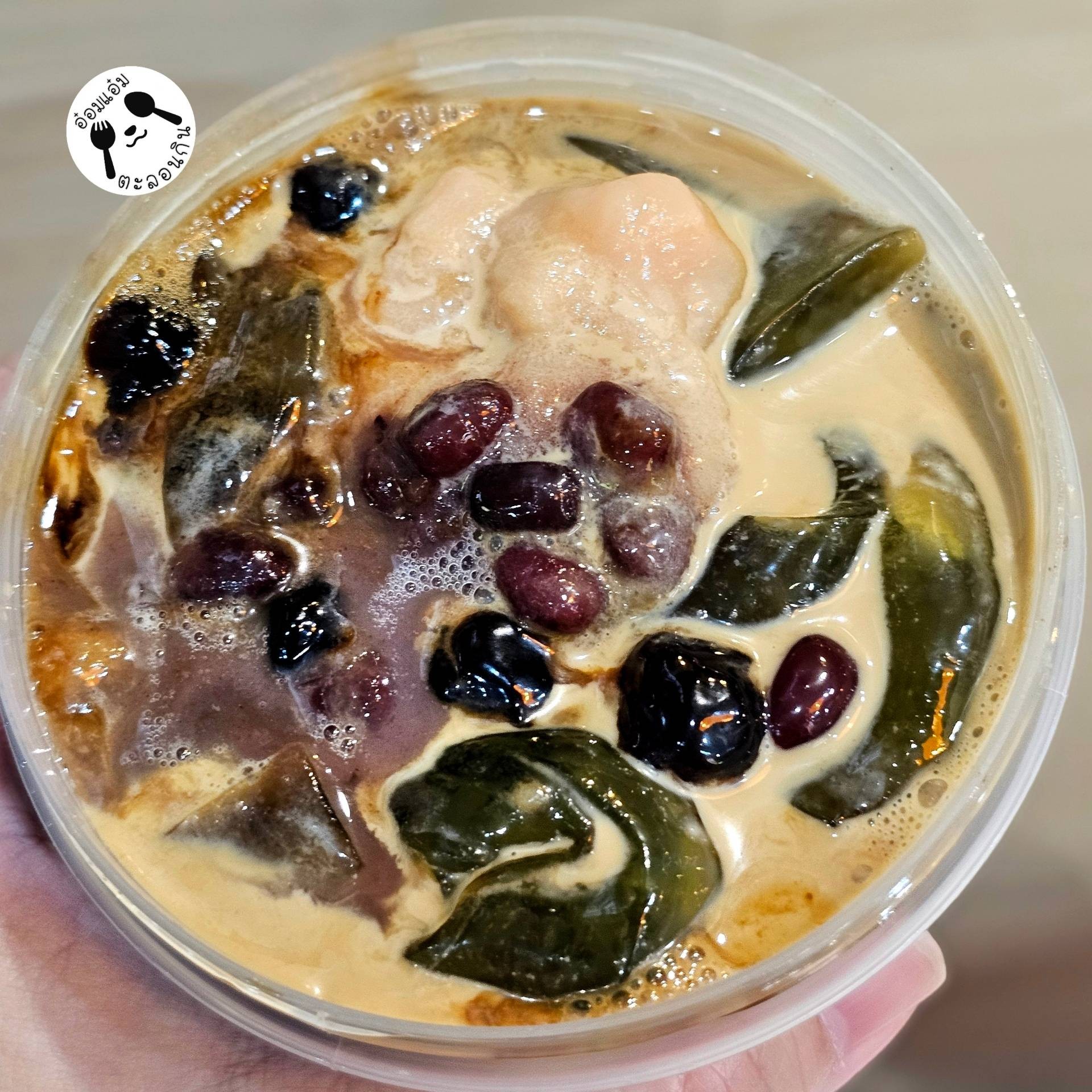 สมูทตี้กะทิท็อปปิ้งธัญพืช ร้าน Granny Bean CentralWorld