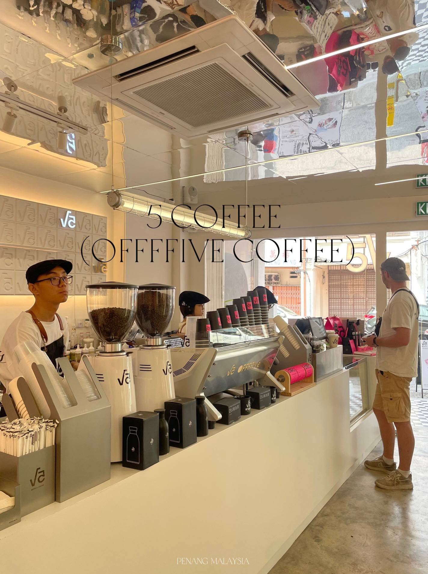 รีวิว Offffive Coffee Penang - 5 Coffee (OFFFFive Coffee) 5️⃣