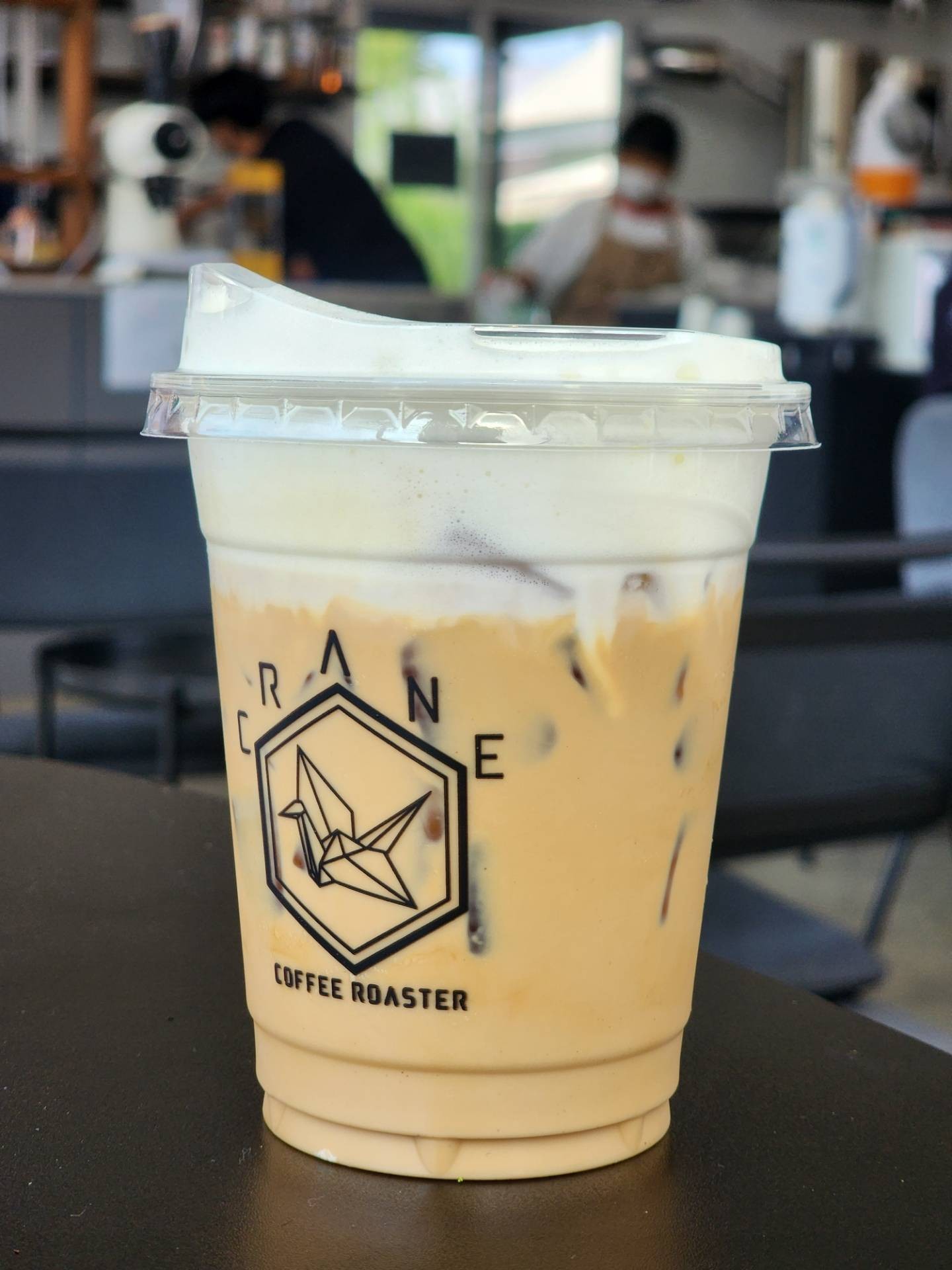 Iced Cappuccino ร้าน CRANE Coffee roaster CRANE Coffee roaster