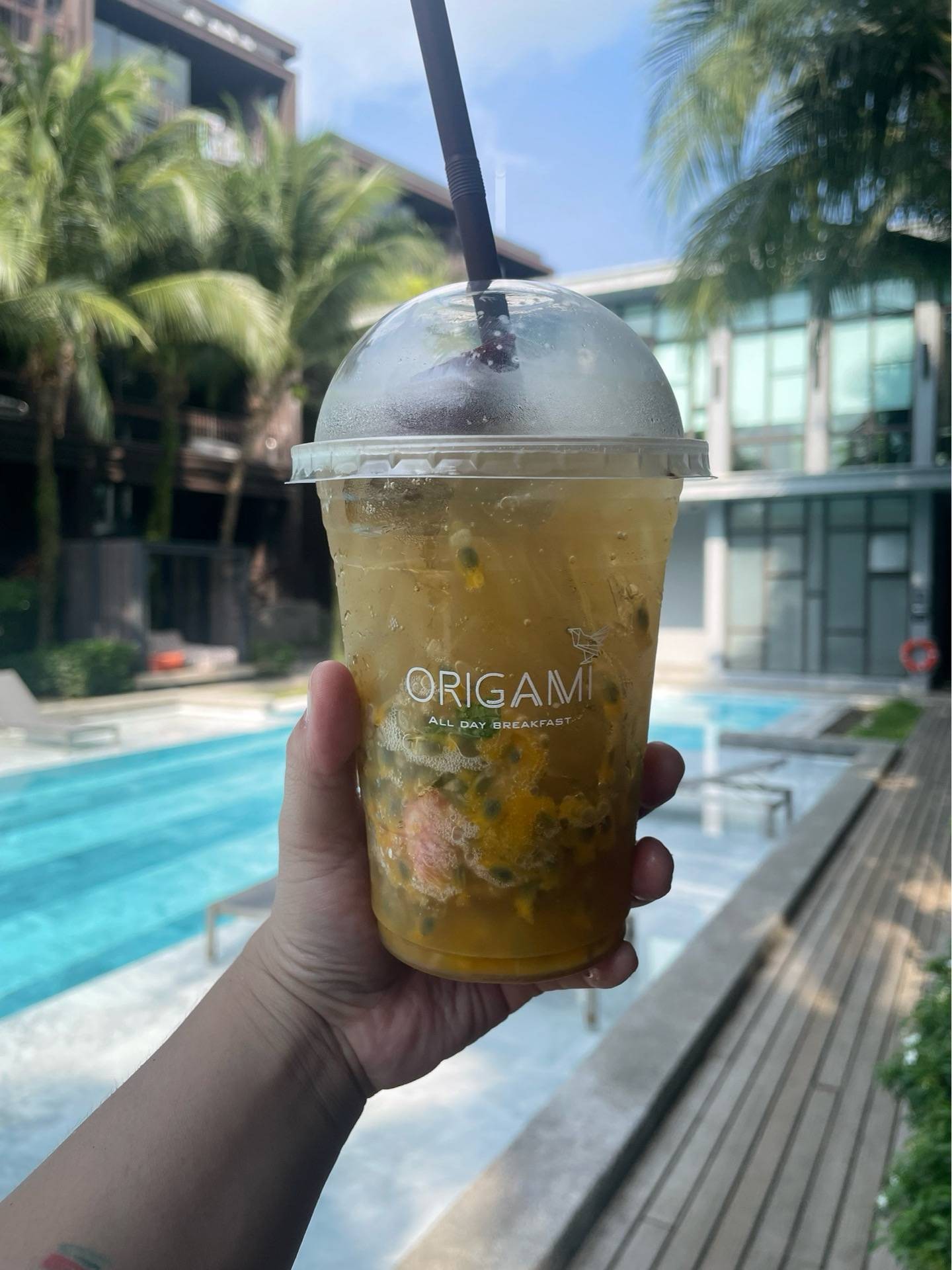 รีวิว Origami Cafe Phuket - วิวร่มรื่นกับเครื่องดื่มดับกระหาย 💦🌊