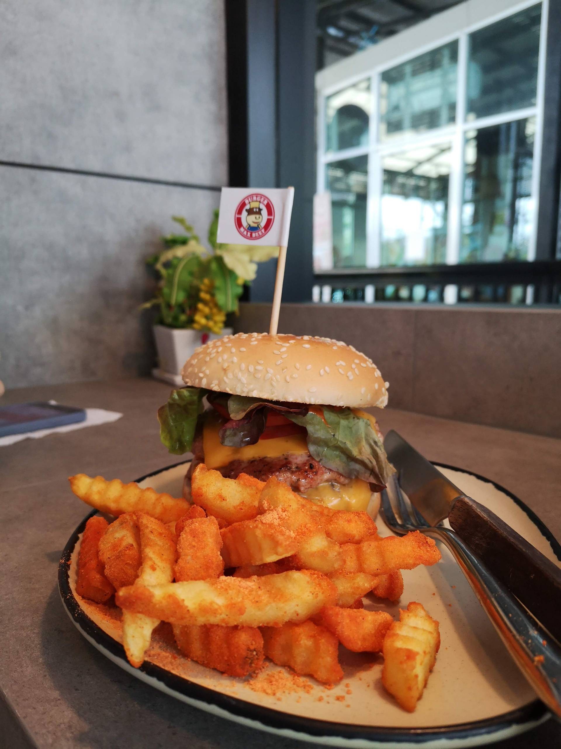 รูป Max Beef Burger ม.เกษตรฯ บางเขน