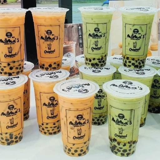 ร้าน Moma's Bubble Tea Bar ชานมไข่มุก ตลาดน้ำไทรน้อย | รีวิวร้านอาหาร