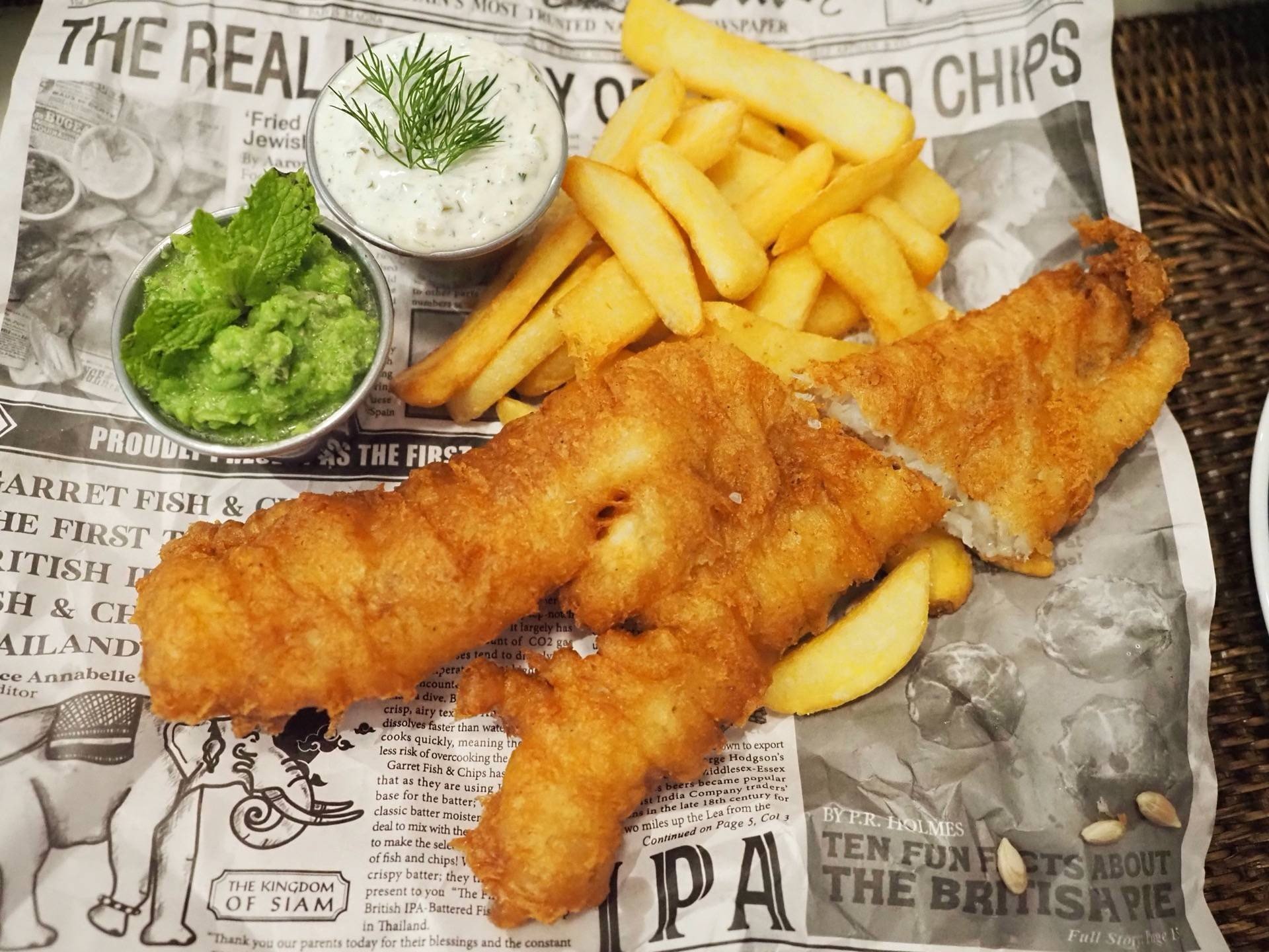 รีวิว Garret Fish & Chips Ari - ร้านฟิชแอนด์ชิพ ในอารีย์การ์เด้น