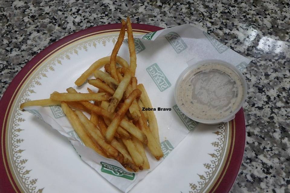 Trufle Fries ร้าน Sizzler เดอะ ริเวอร์ไซด์