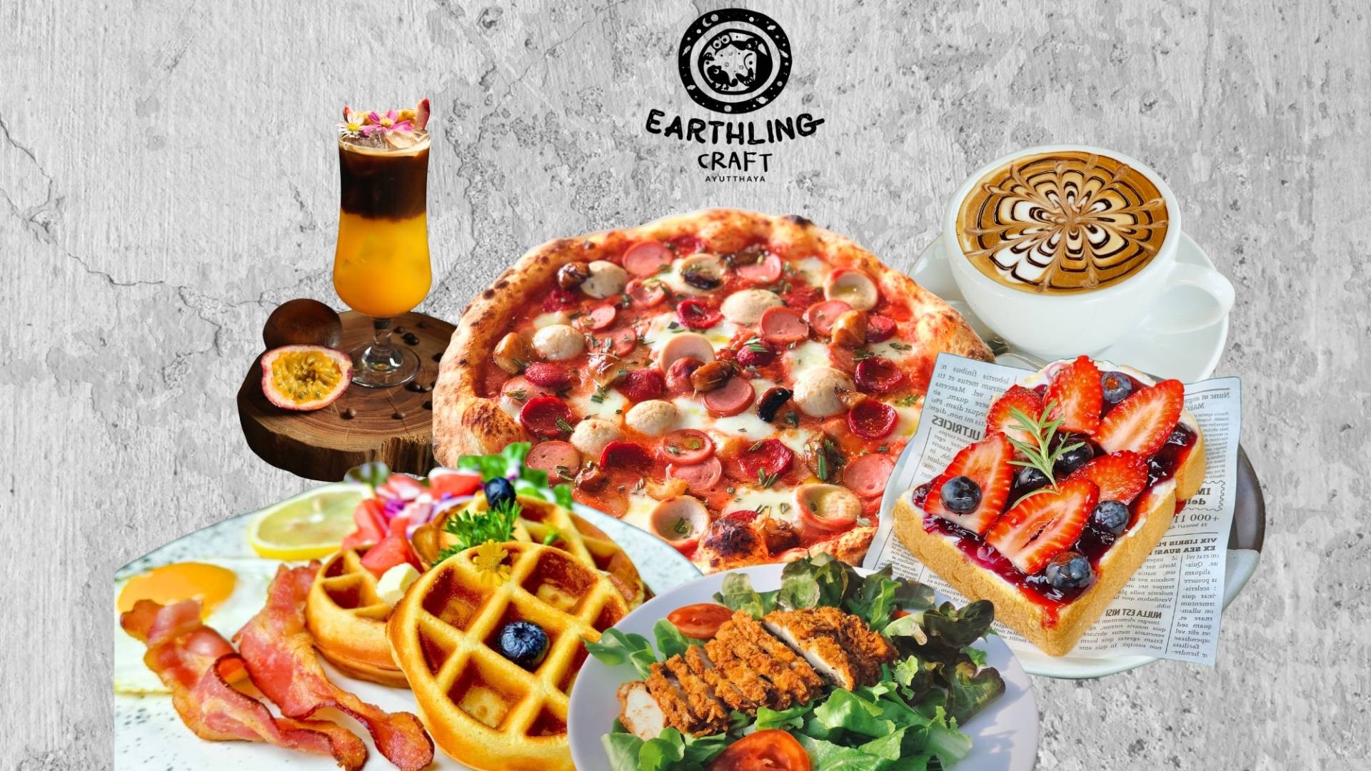 Earthling craft cafe & Bar - สั่งอาหารเดลิเวอรี | Wongnai x LINE MAN