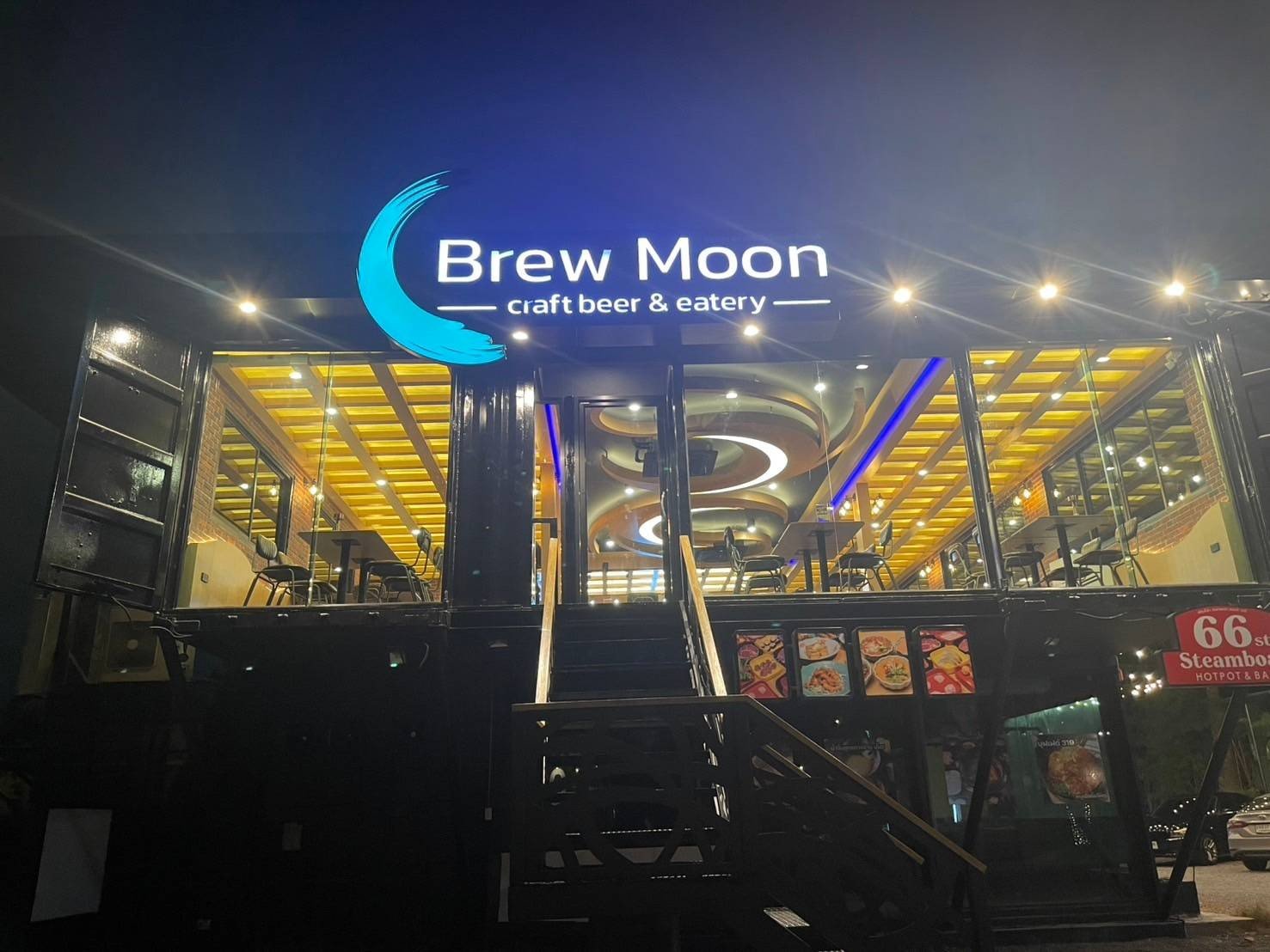 รีวิว Brew Moon craft beer & eatery บางนา - มีคราฟท์เบียร์กดให้เลือก ...