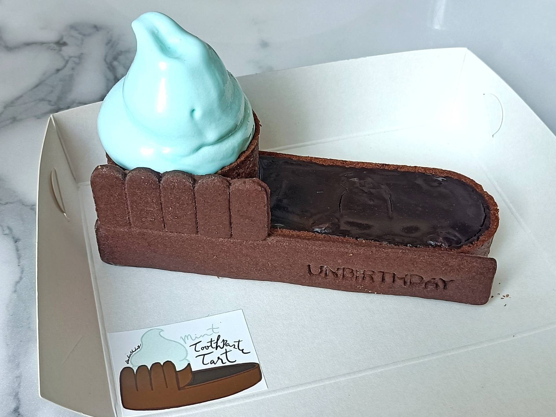 UBD Signature's Mint Toothpaste Tart ร้าน Unbirthday Sukhumvit 31