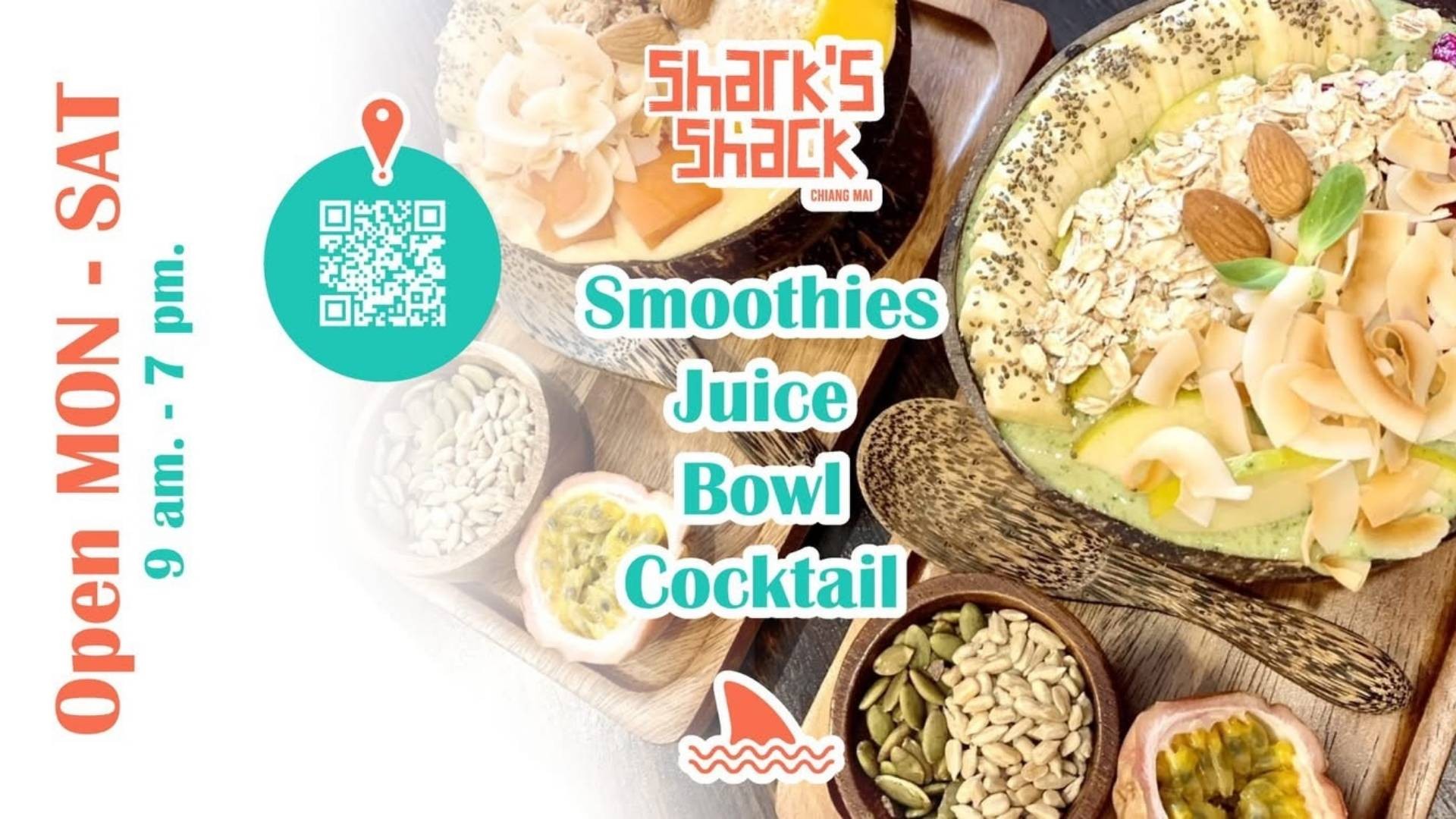 Shark’s shack smoothie juice and bowl - สั่งอาหารเดลิเวอรี | Wongnai x ...