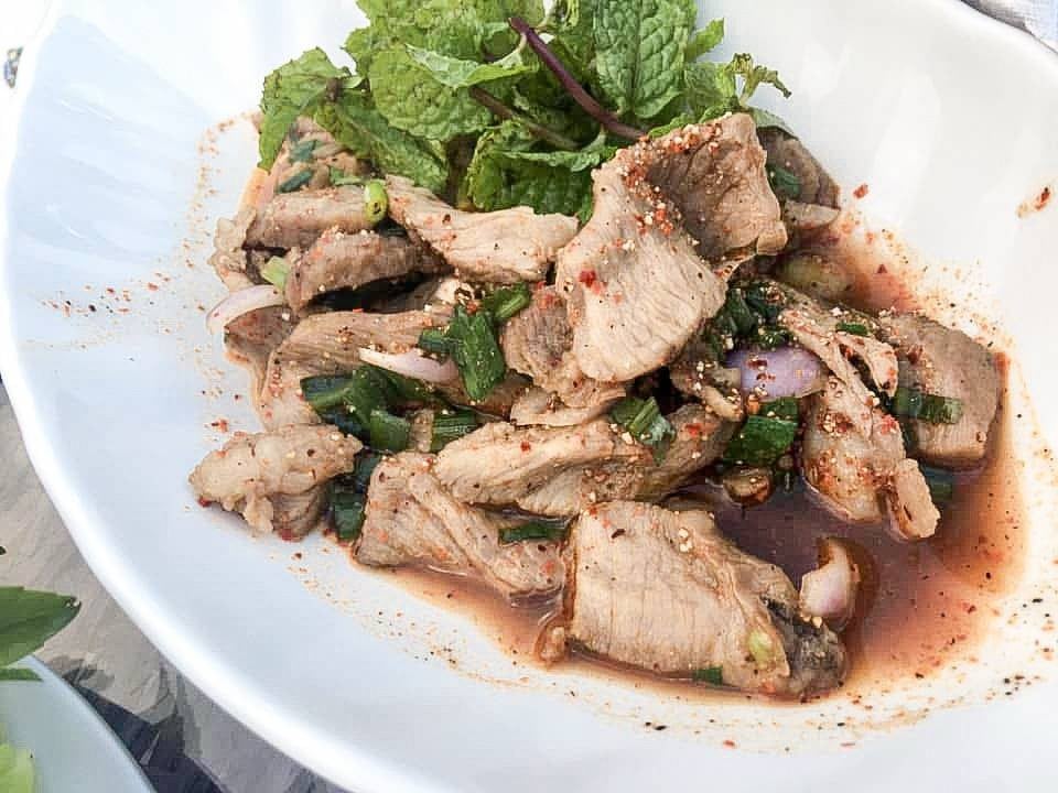 รูป ครกไม้ไทยลาว ลาดปลาเค้า 24