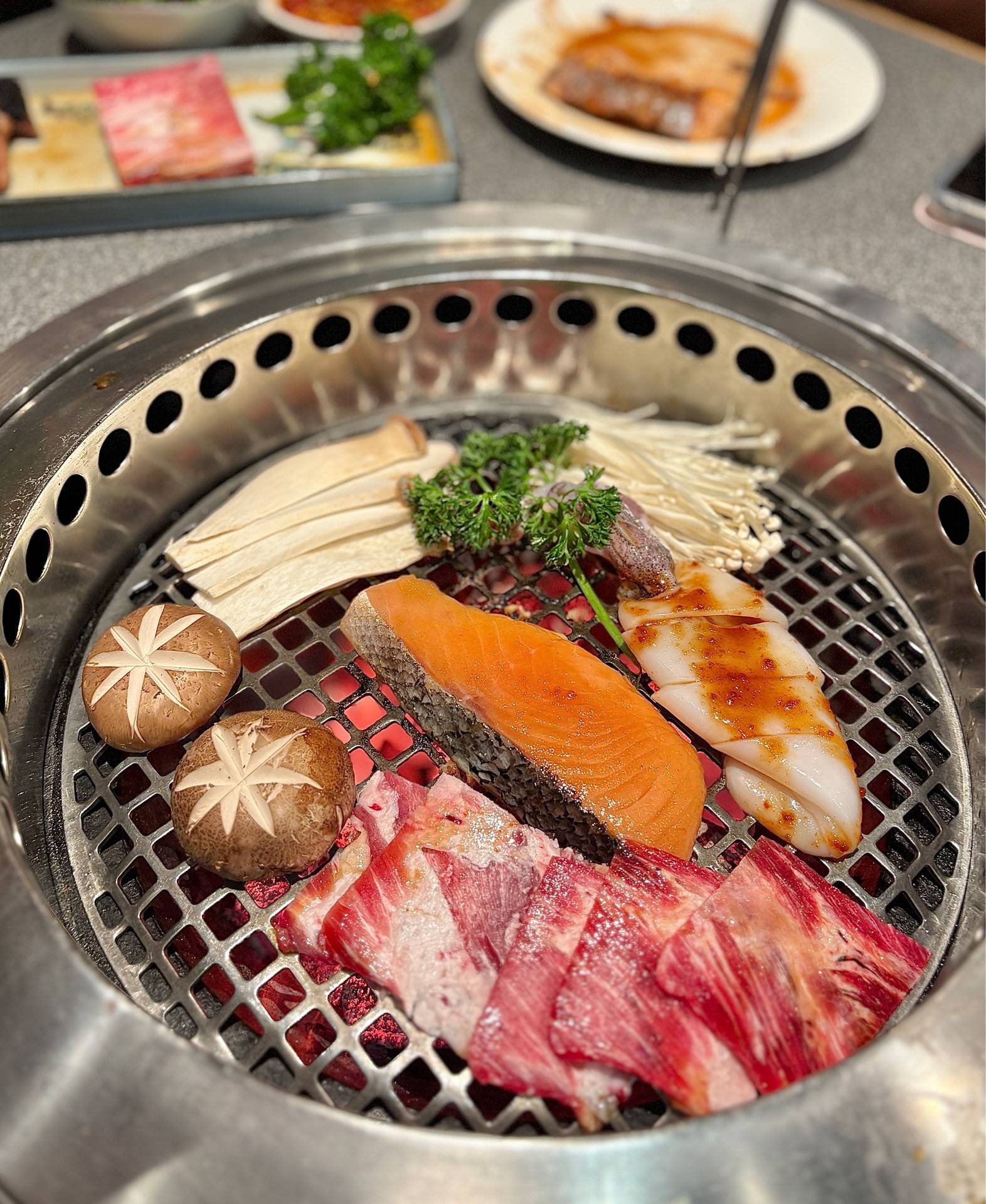 🥩 Yakiniku Buffet A Course. (Price 699++ Baht.) ร้าน Rising Yakiniku Buffet