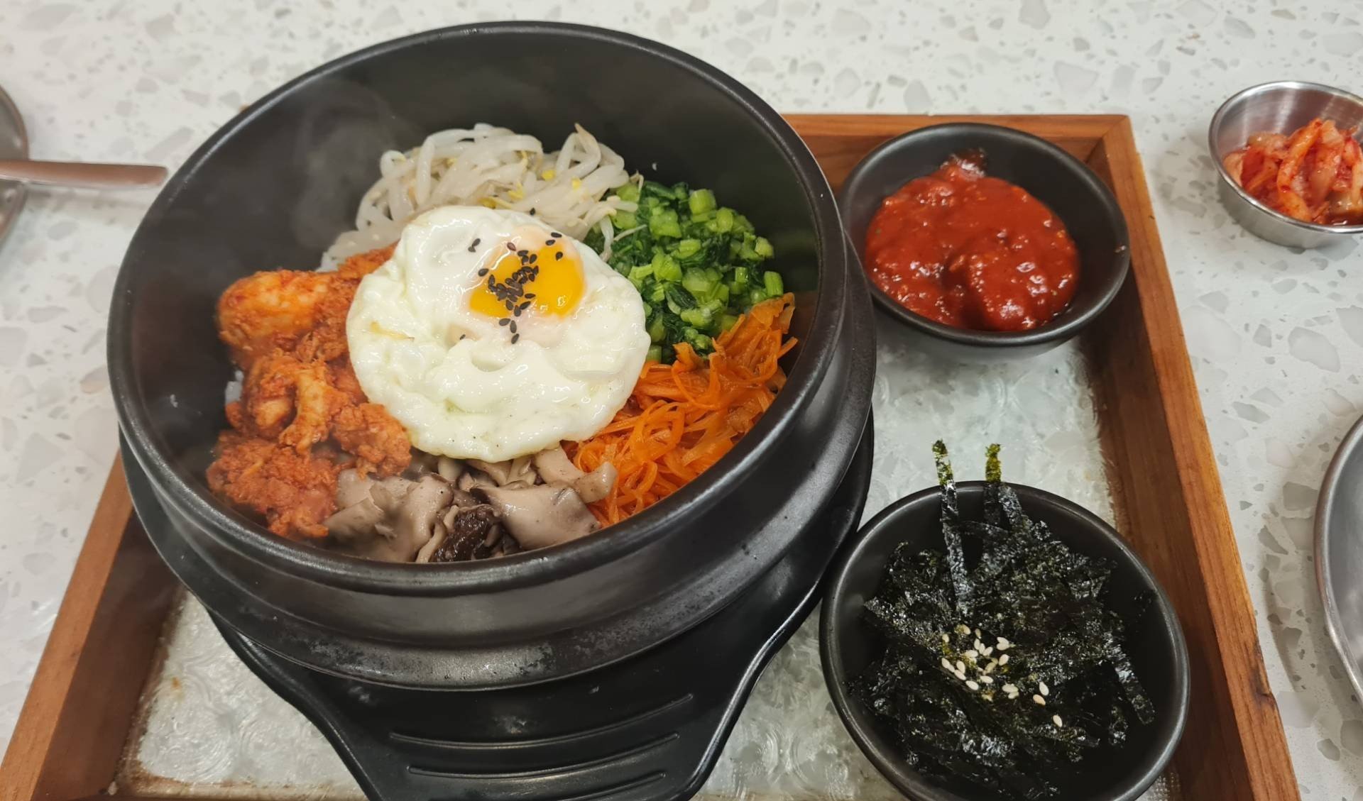 Bibimbab ร้าน Hasul Korean Cafe and Restaurant One Bangkok