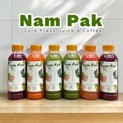 ร้าน Nam Pak (น้ำผัก) น้ำผลไม้สกัดเย็น ลาดพร้าว 87 | รีวิวร้านอาหาร