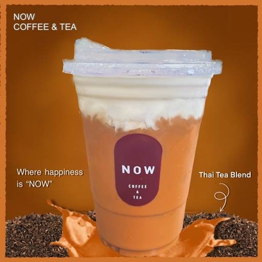 ร้าน 💯NOW COFFEE & TEA ชาไทย ชาใต้ กาแฟ โกโก้เข้มข้น ชาเขียว อเมริกาโน่ ...