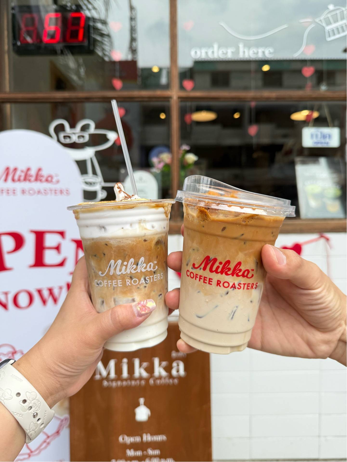 รีวิว Mikka Coffee Roasters เมืองทองธานี - กาแฟดี ขนมอร่อย