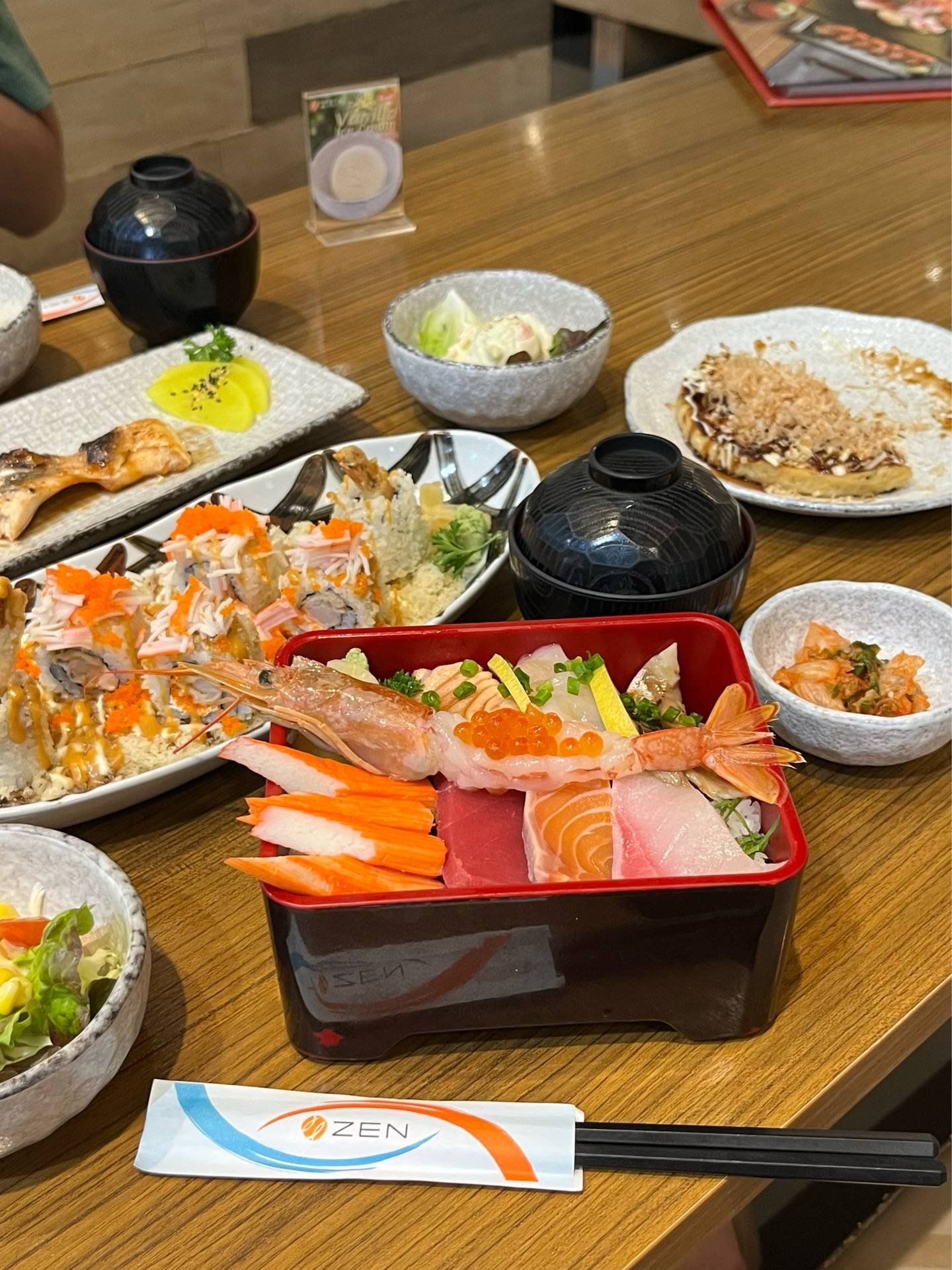 รีวิว ZEN Japanese Restaurant เซ็นทรัลเวิลด์ - 🍱🍣ZEN Lunch Set คุ้มค่ามากๆ