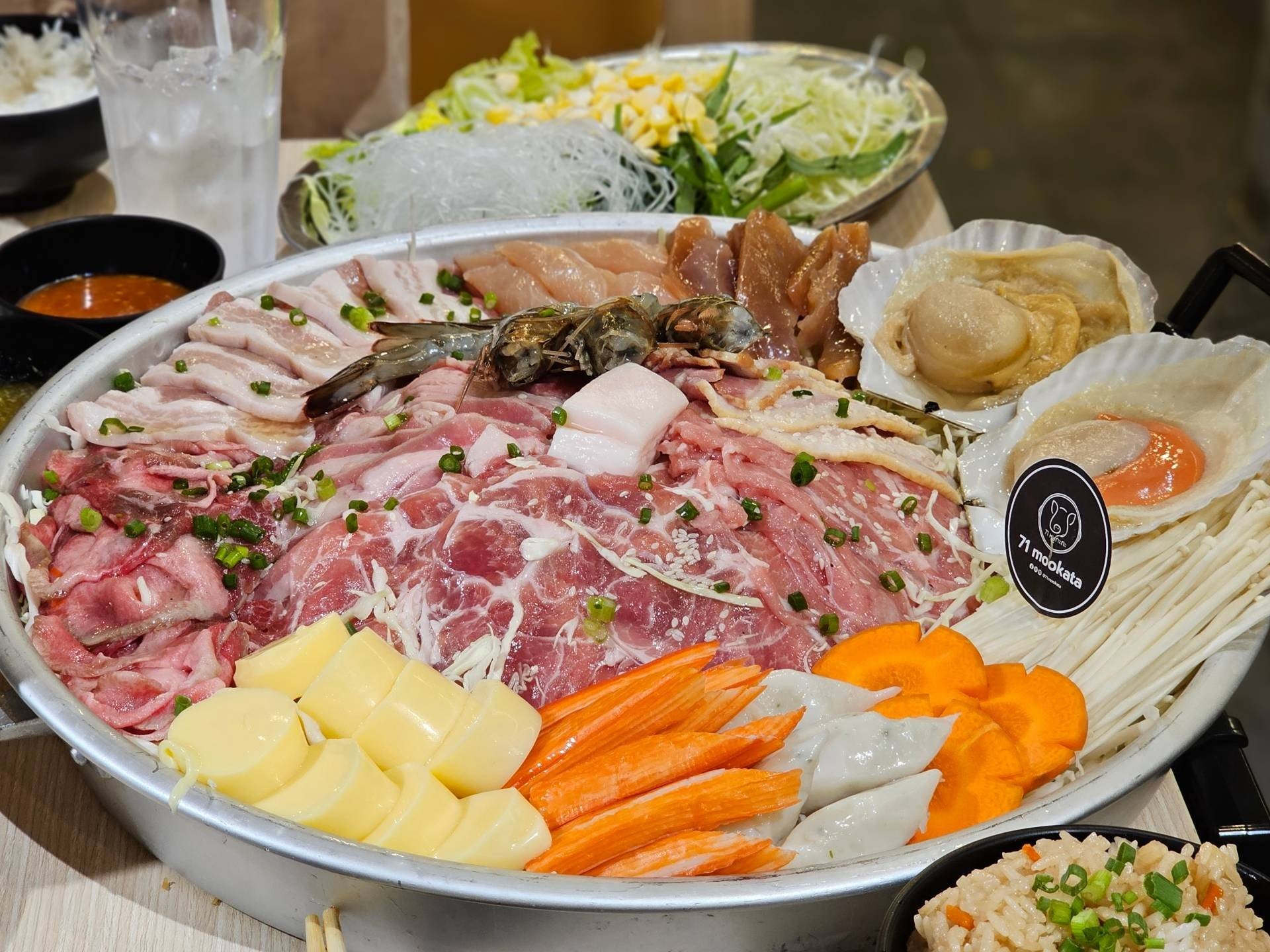 [รีวิว] ร้าน 71 Mookata ปาร์ค บางนา | เมนูแนะนำ รูปภาพ ราคา