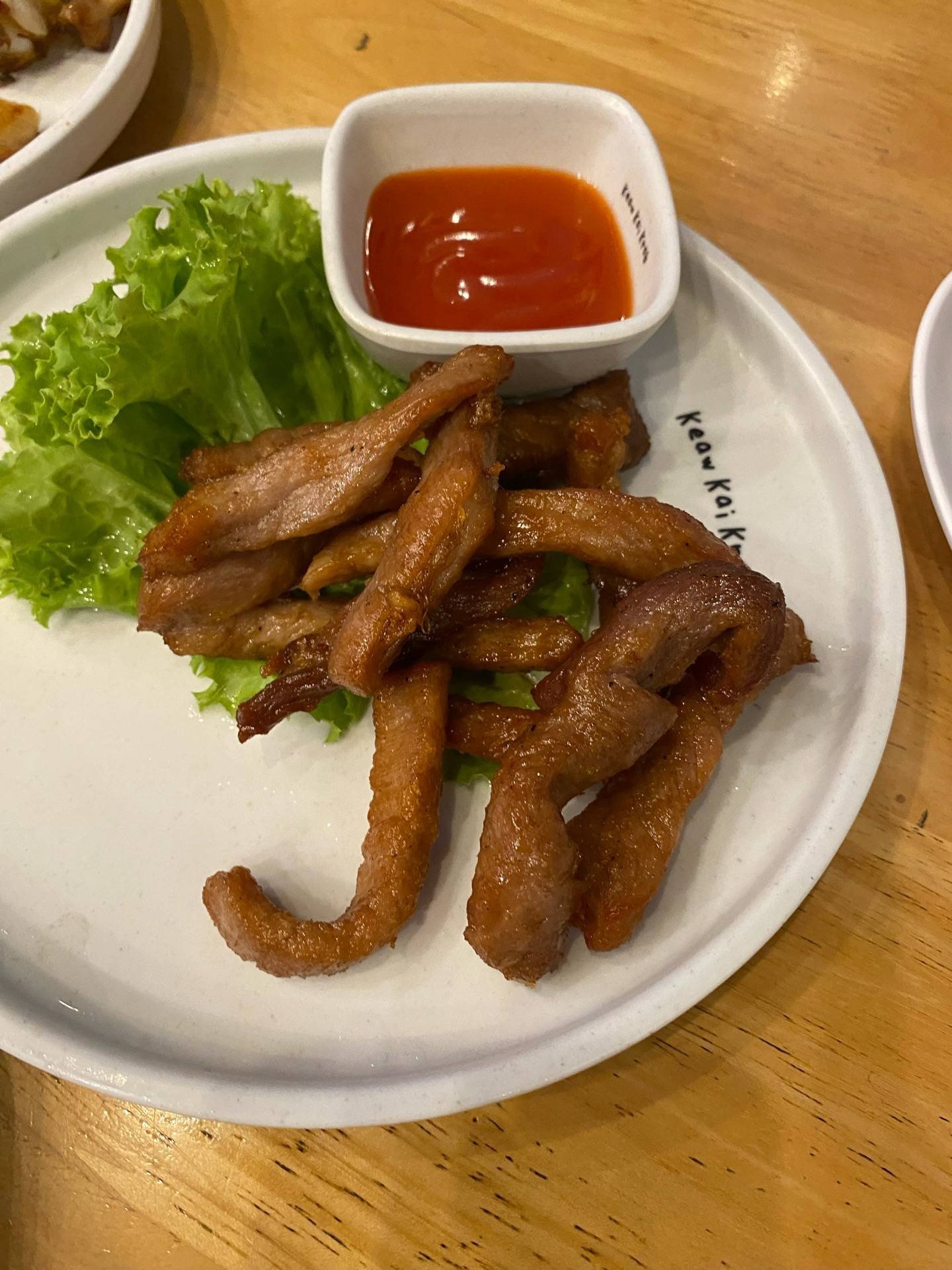 หมูแดดเดียว ร้าน แก้วไก่กรอบ - Keaw Kai Krob ลาดกระบัง