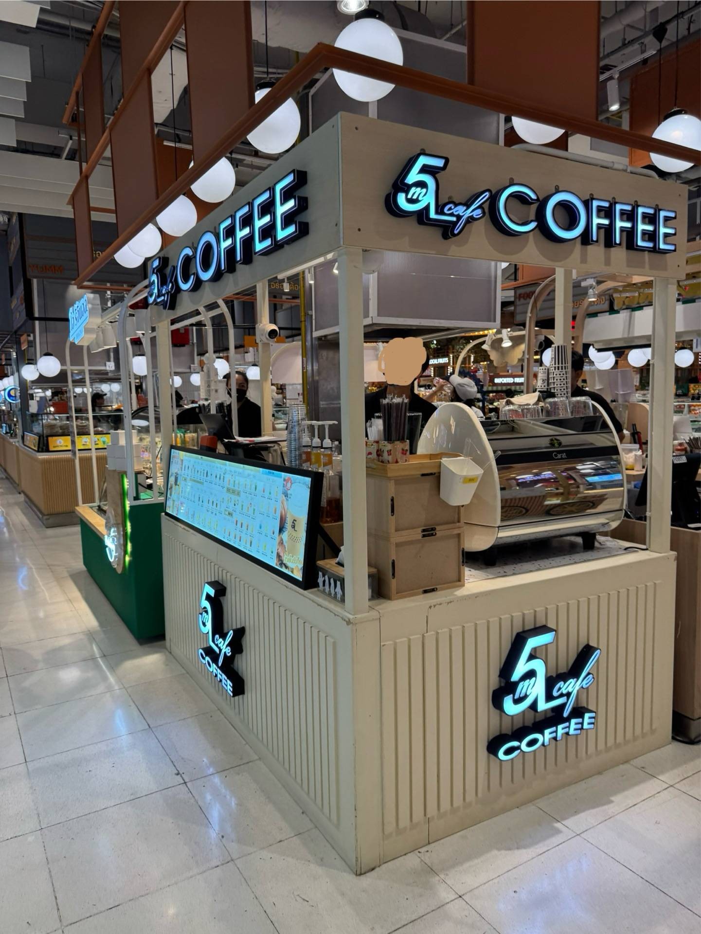 รีวิว ML5 Cafe & Coffee เดอะมอลล์บางกะปิ (ชั้น G) - 5ml coffee ชาส้ม ...