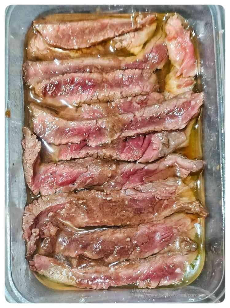 รีวิว เนื้อระเบิด&หมูขยำน้ำปลา สูตรต้นตำหรับ(beef explode&Tender pork ...