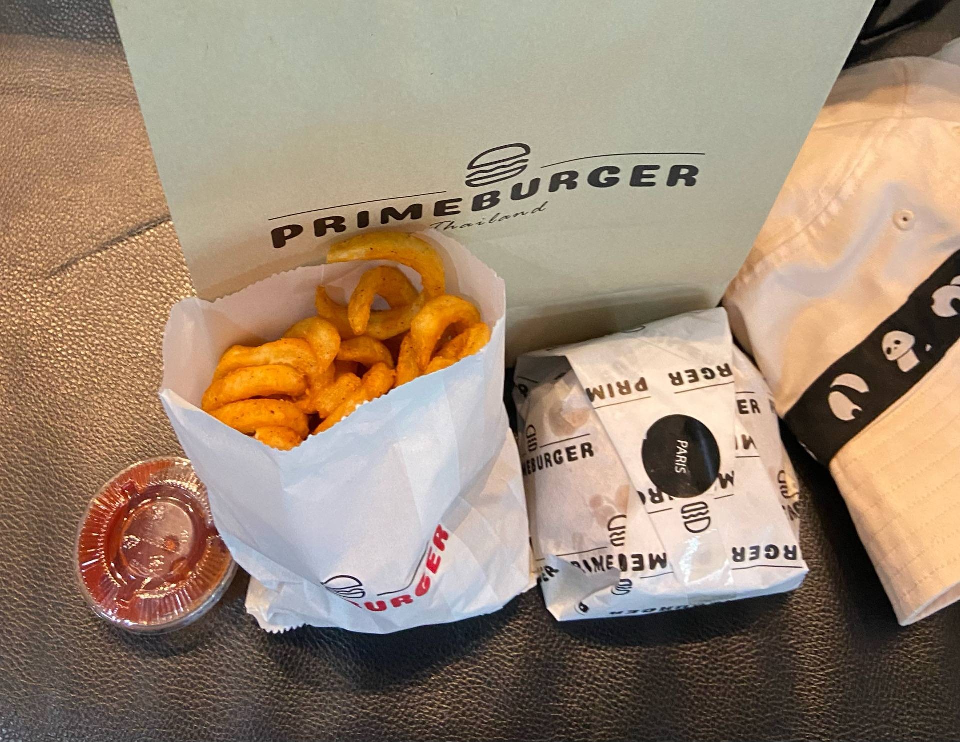 รีวิว Prime Burger Prime Burger Thong Lo - New York Burger + Curly Fries
