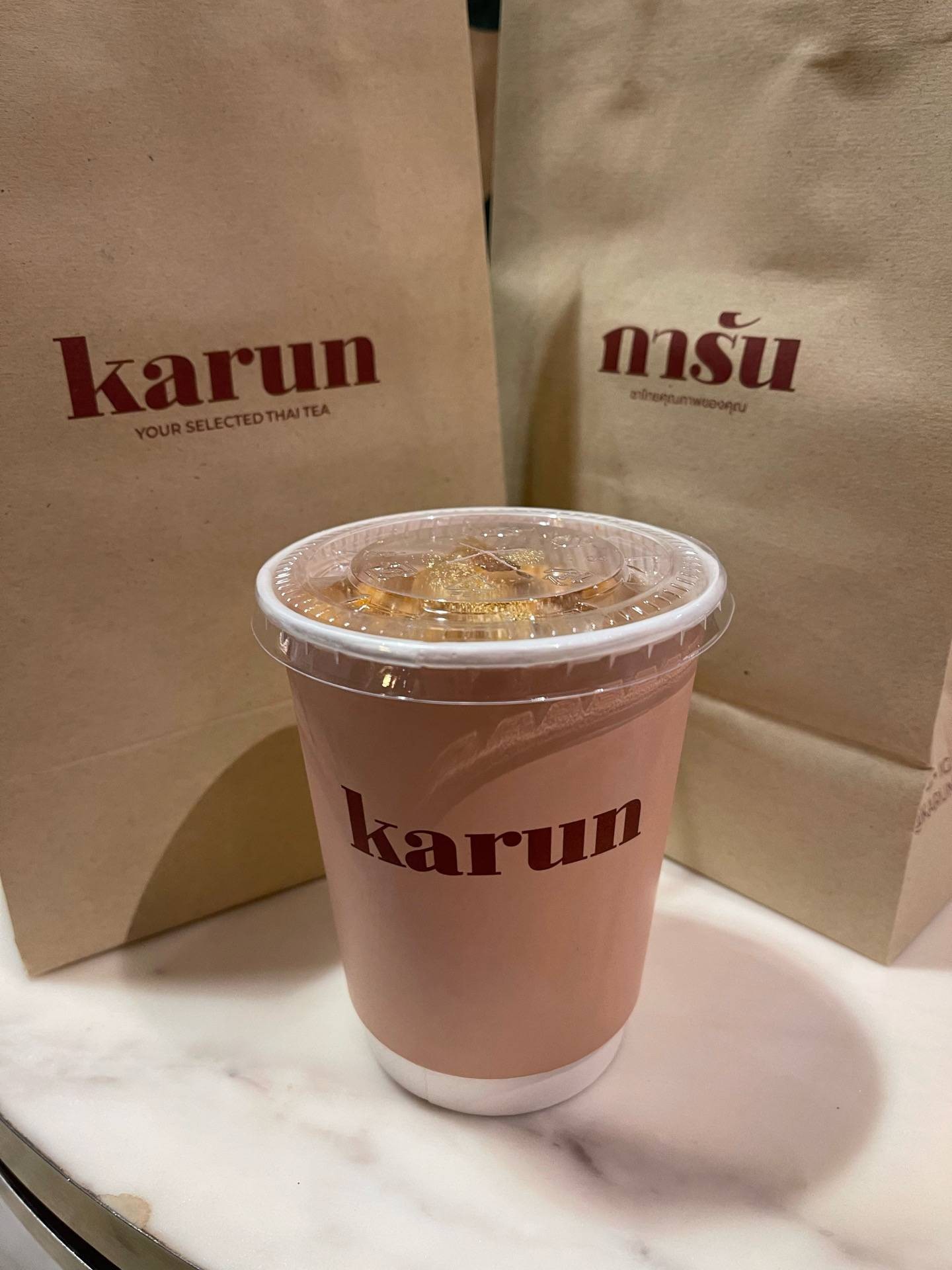 รีวิว Karun Thai Tea (ชาไทยการัน) Siam Paragon - karun Thai Tea สาขา ...