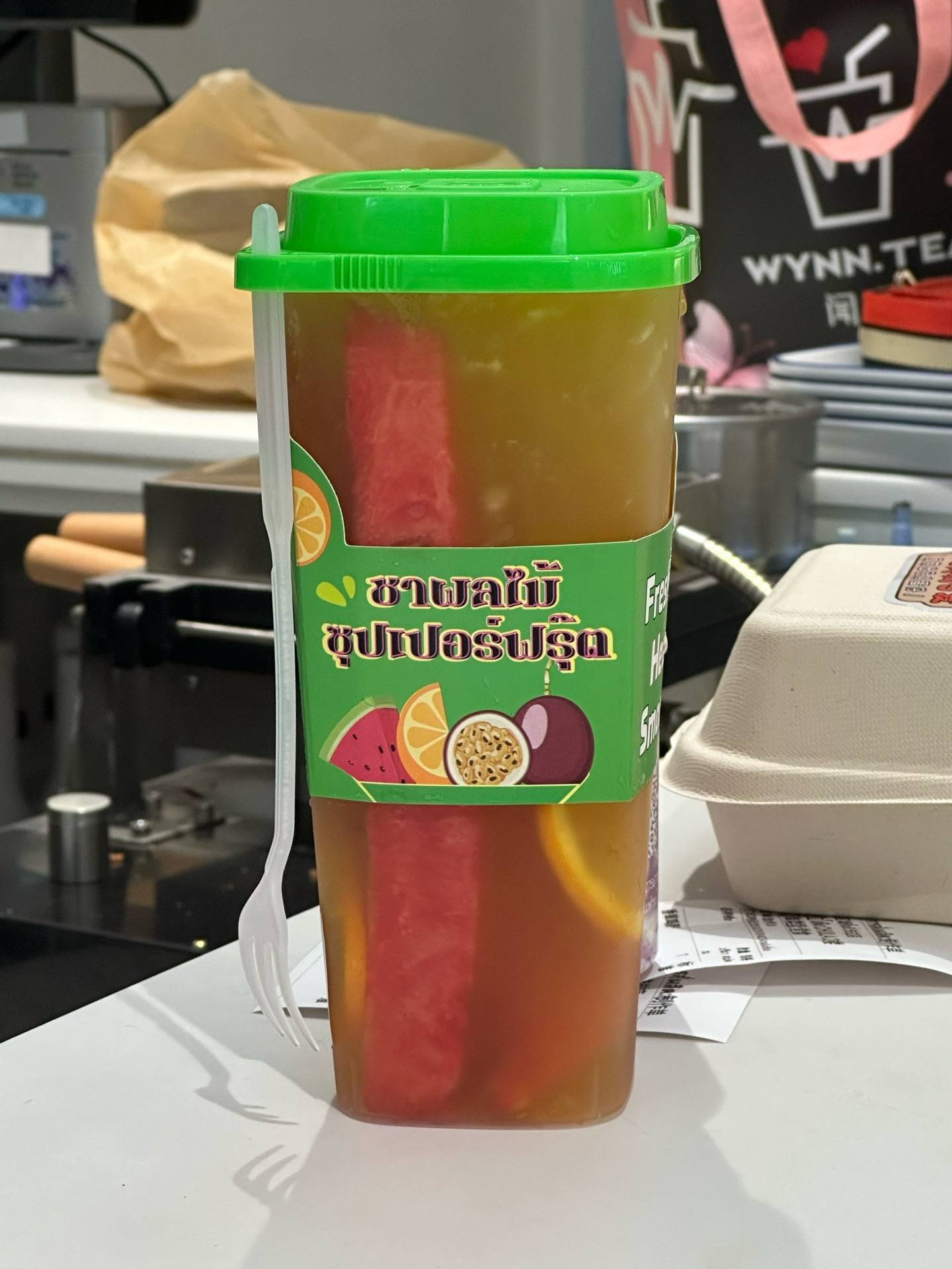 รีวิว Wynn Tea บรรทัดทอง - ชาผลไม้จากจีน น่าตาดี รสชาติได้