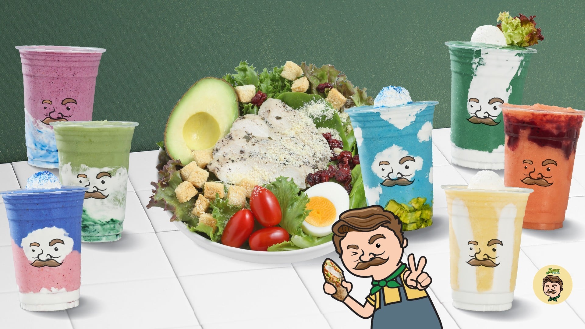 Jones' Salad เดอะกลาสมาร์เก็ต บางนา - สั่งอาหารเดลิเวอรี | Wongnai x ...