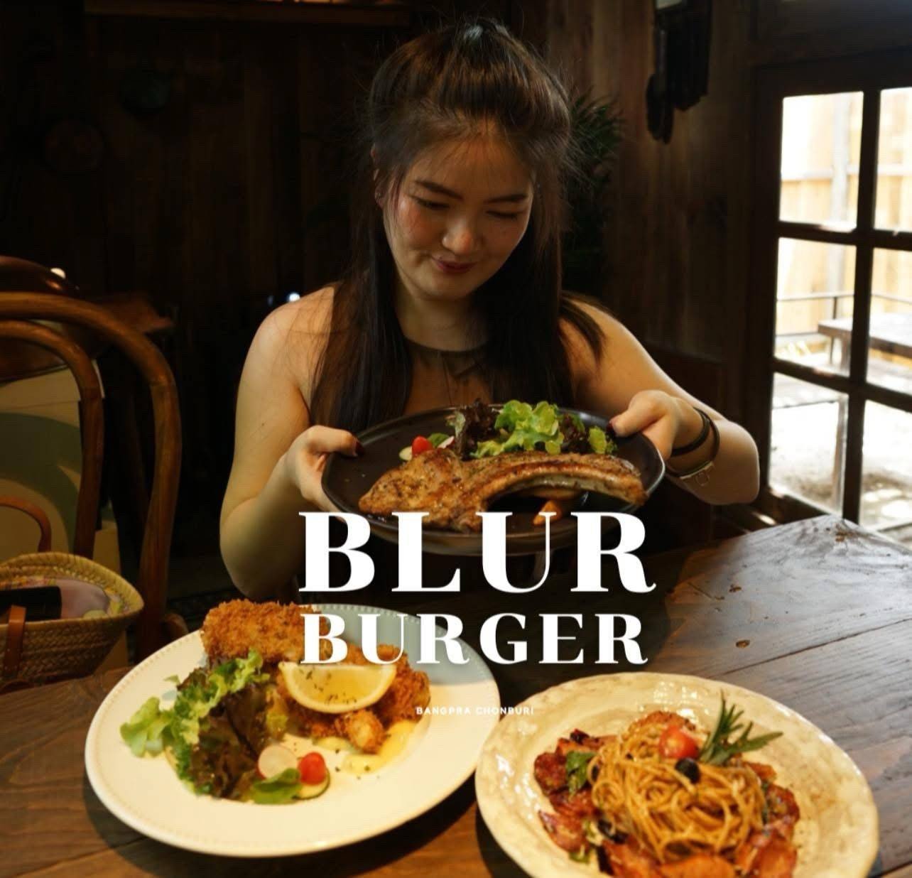 รีวิว BLUR BURGER บางพระ - BLUR Burger เบอร์เกอร์ไม่เบลอ แต่อร่อยชัดเจน!