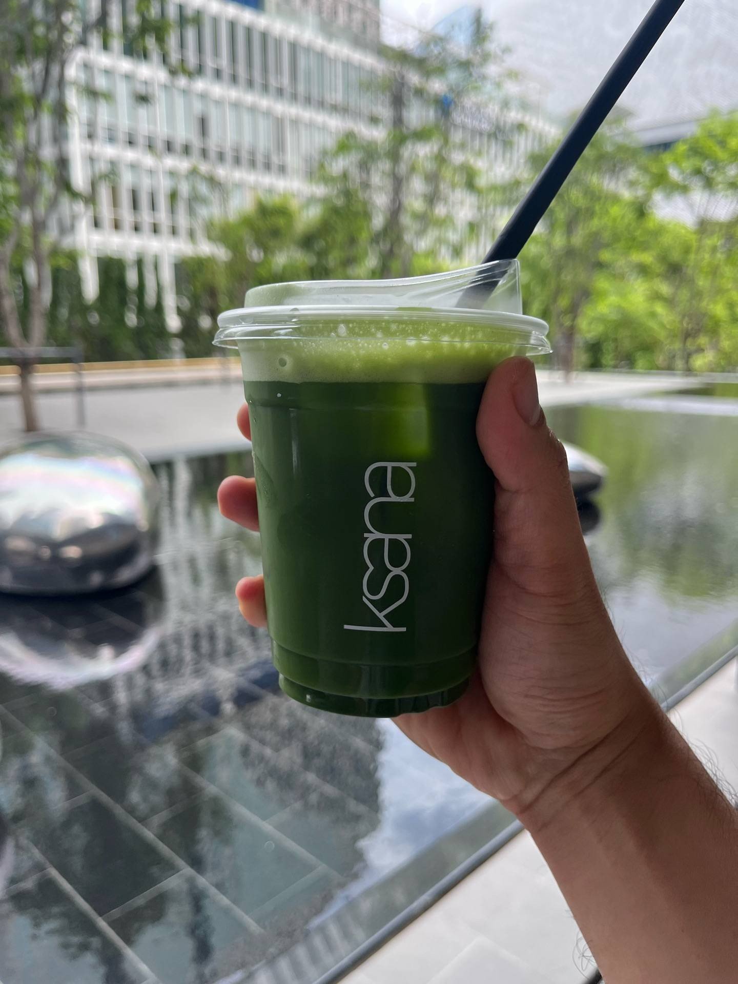 รีวิว Ksana matcha Concept Store (OCC Ploenchit) - silenced highland ceremonial usucha