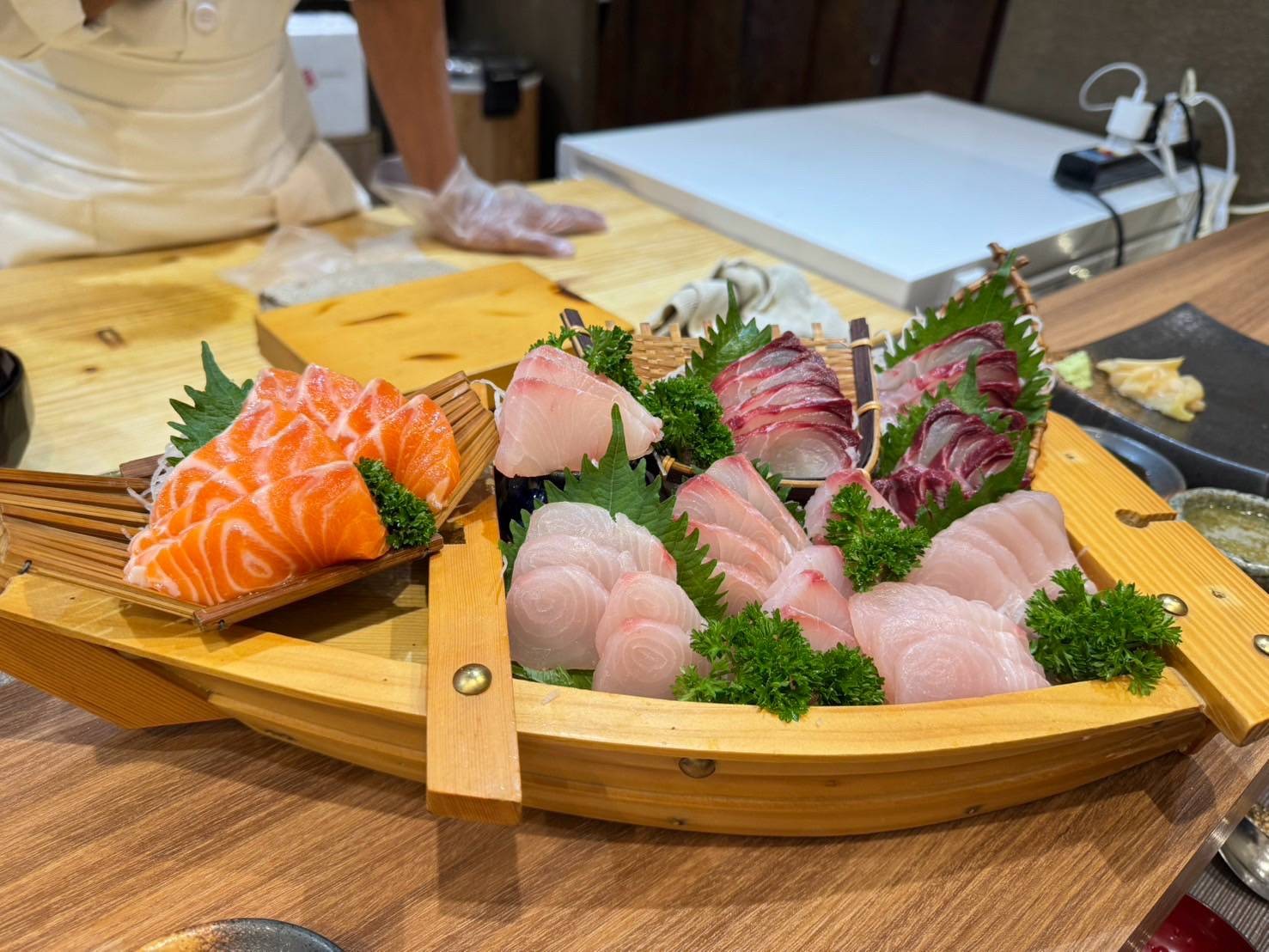 รีวิว Kyuu Juu Go Sushi - 寿司九十五 - sashimi/sushi ปลาไทย
