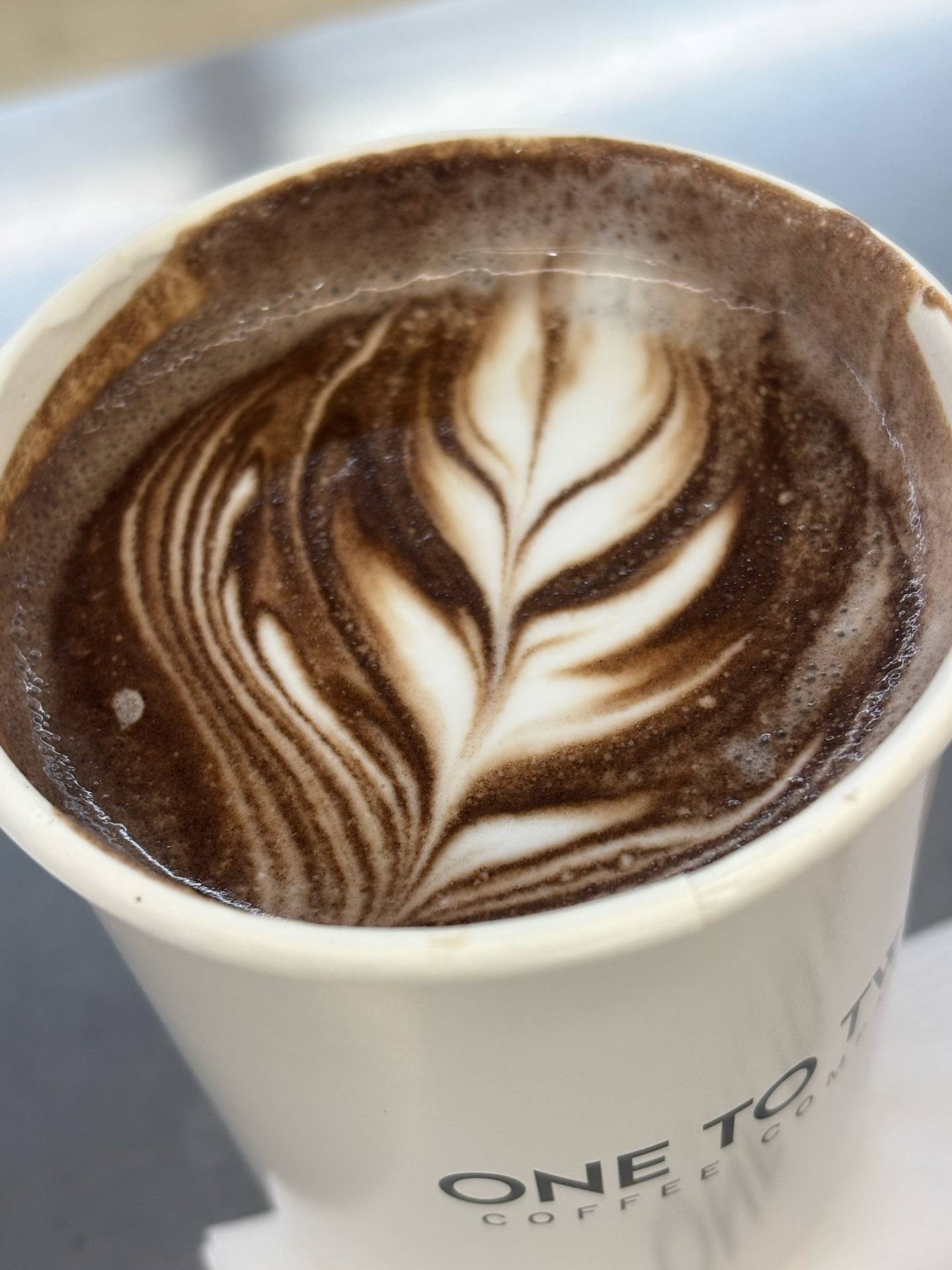 รีวิว One To Two Coffee - MBK MBK - โกโก้ร้อน ลาเต้อาร์ตสวย ร้านกาแฟ ...